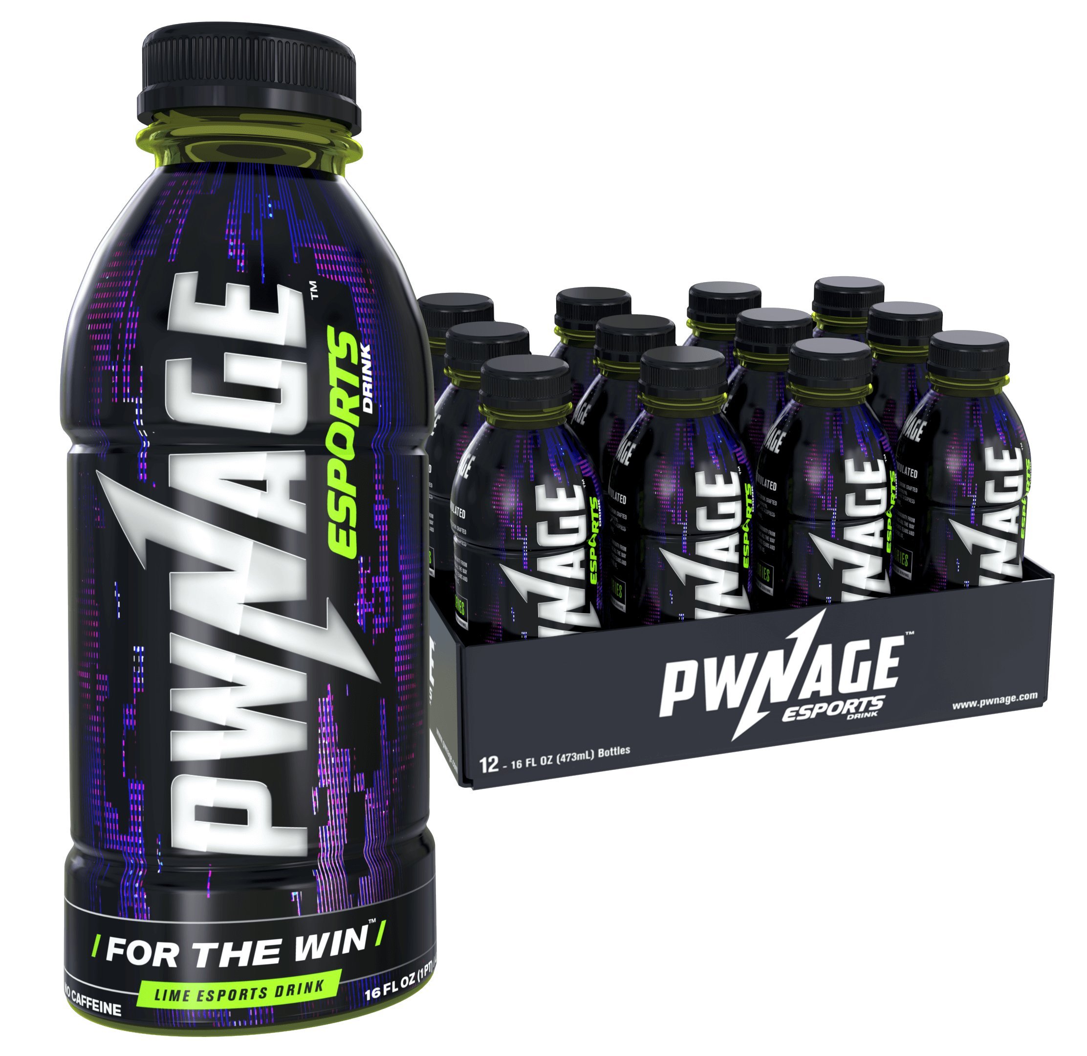 Buy Pwnage Energy Sports Exercise Hydration Drink, 16 Fl Oz Bottles ...
