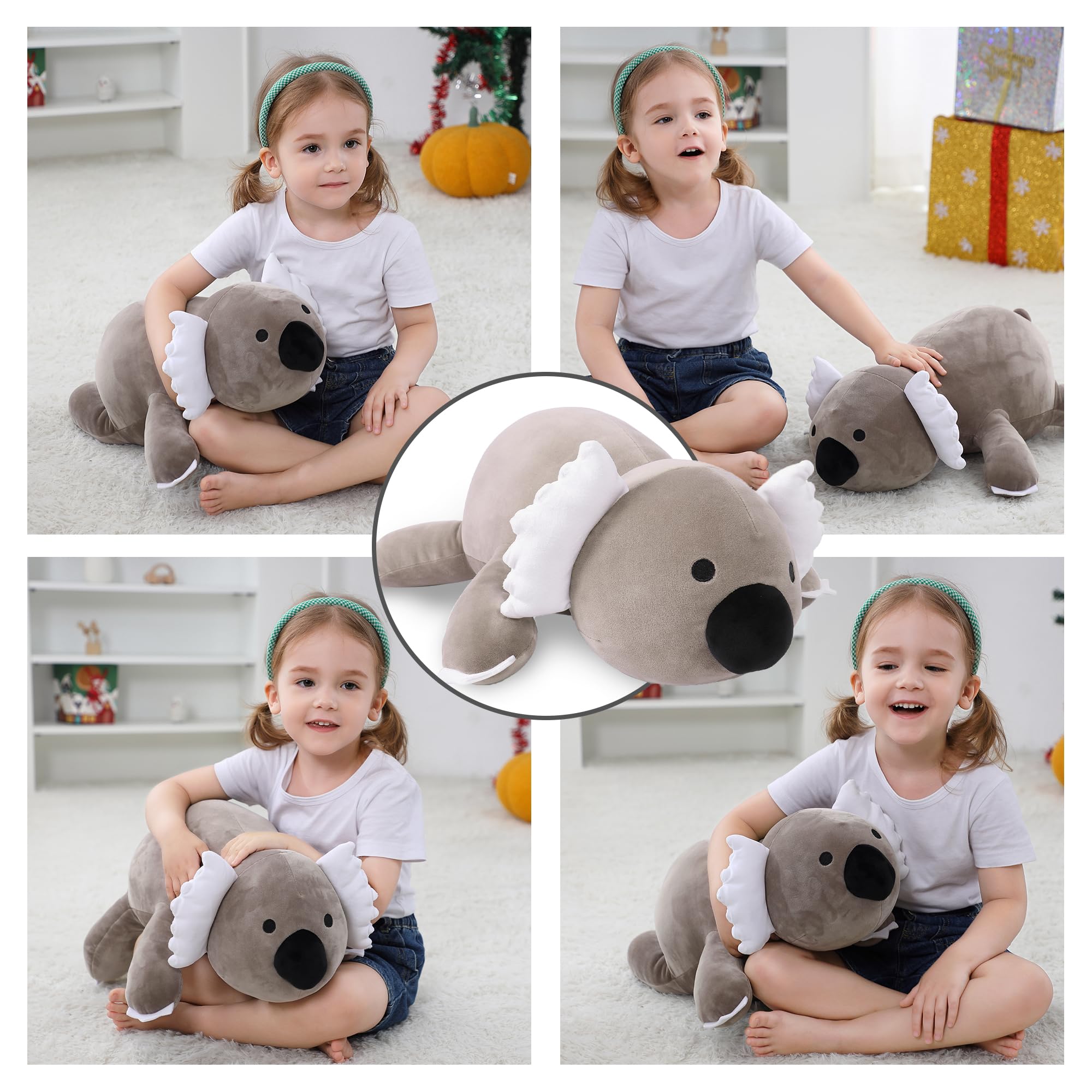 Snapklik.com : 4.2lbs Weighted Koala Stuffed Animals, 24" Cuddle Koala ...