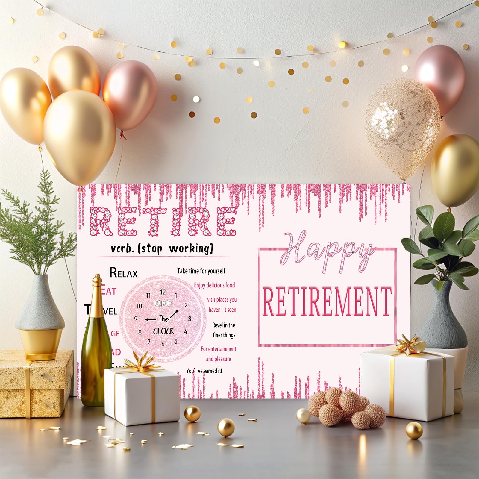 Snapklik.com : Missonemi Large Retirement Card For Woman, Jumbo ...