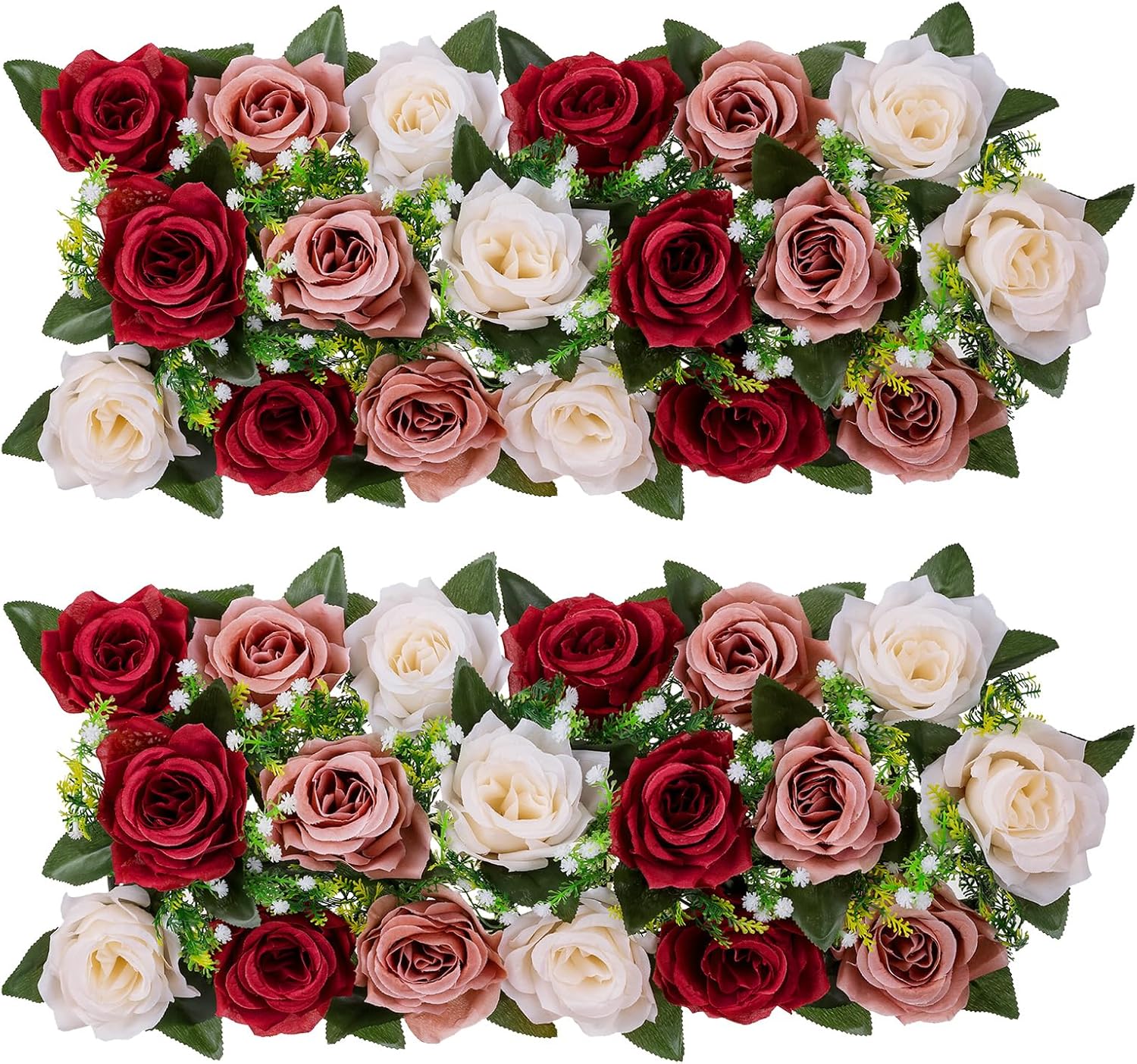 Amazon.com: BLOSMON Artificial Flowers Wedding Centerpieces Decorations ...
