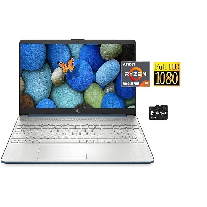 Buy Newest HP 15.6" FHD MicroEdge Laptop, Hexa-Core AMD Ryzen 5-5500U ...