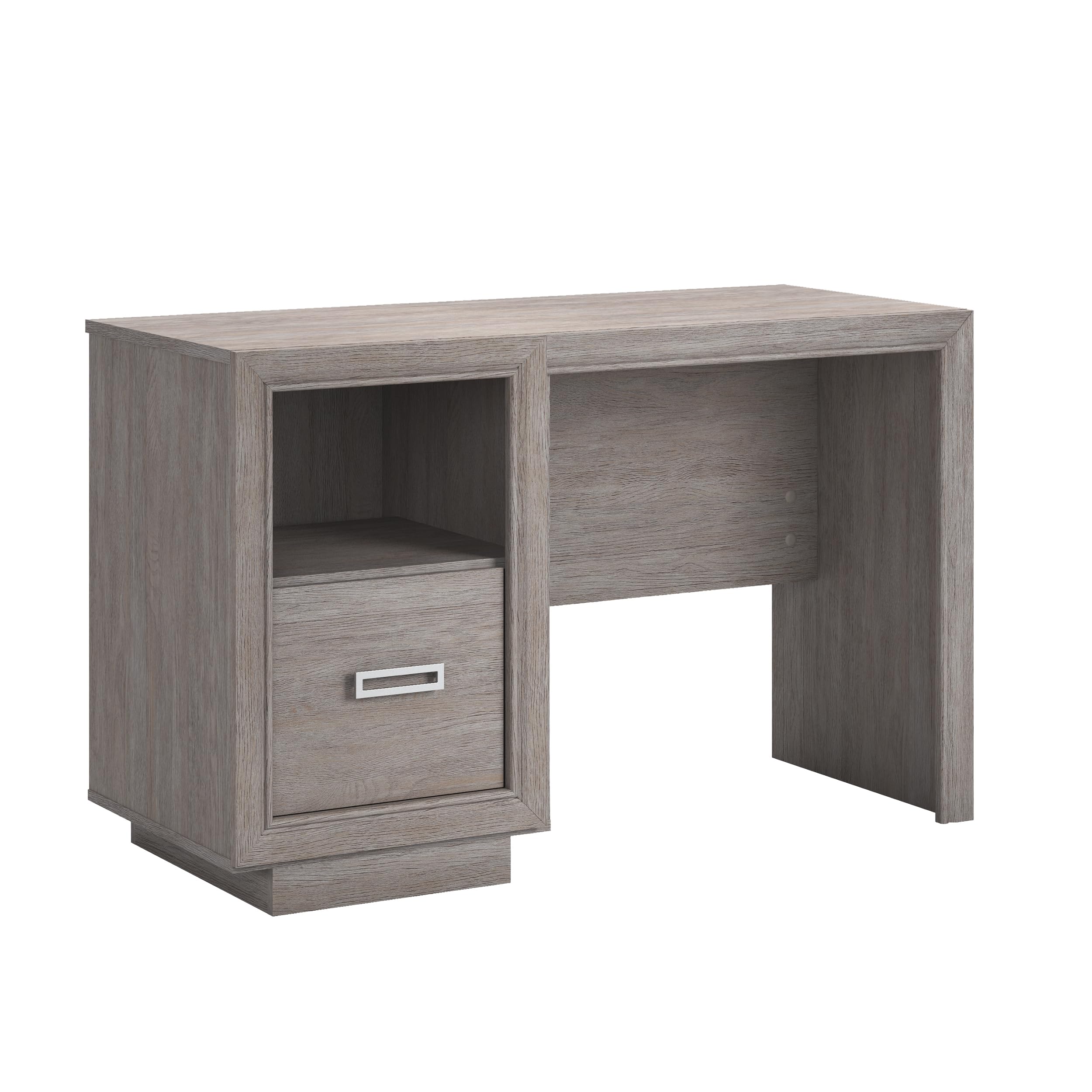 Amazon.com: Sauder Hayes Garden Desk with File Drawer, Ashen Oak Finish ...