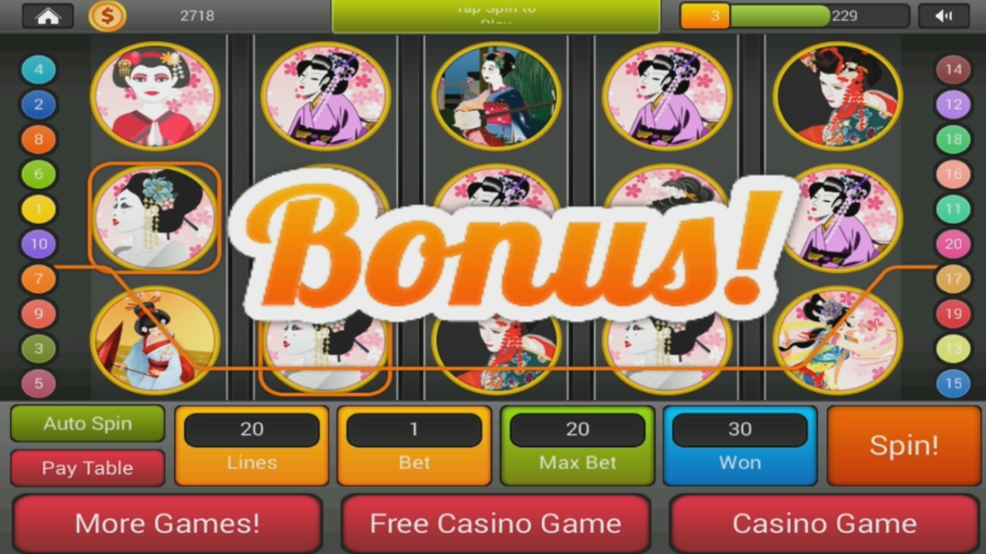 Aplicación Geisha Casino - Juega Real Las Vegas Slots Gratis - apuestas ...