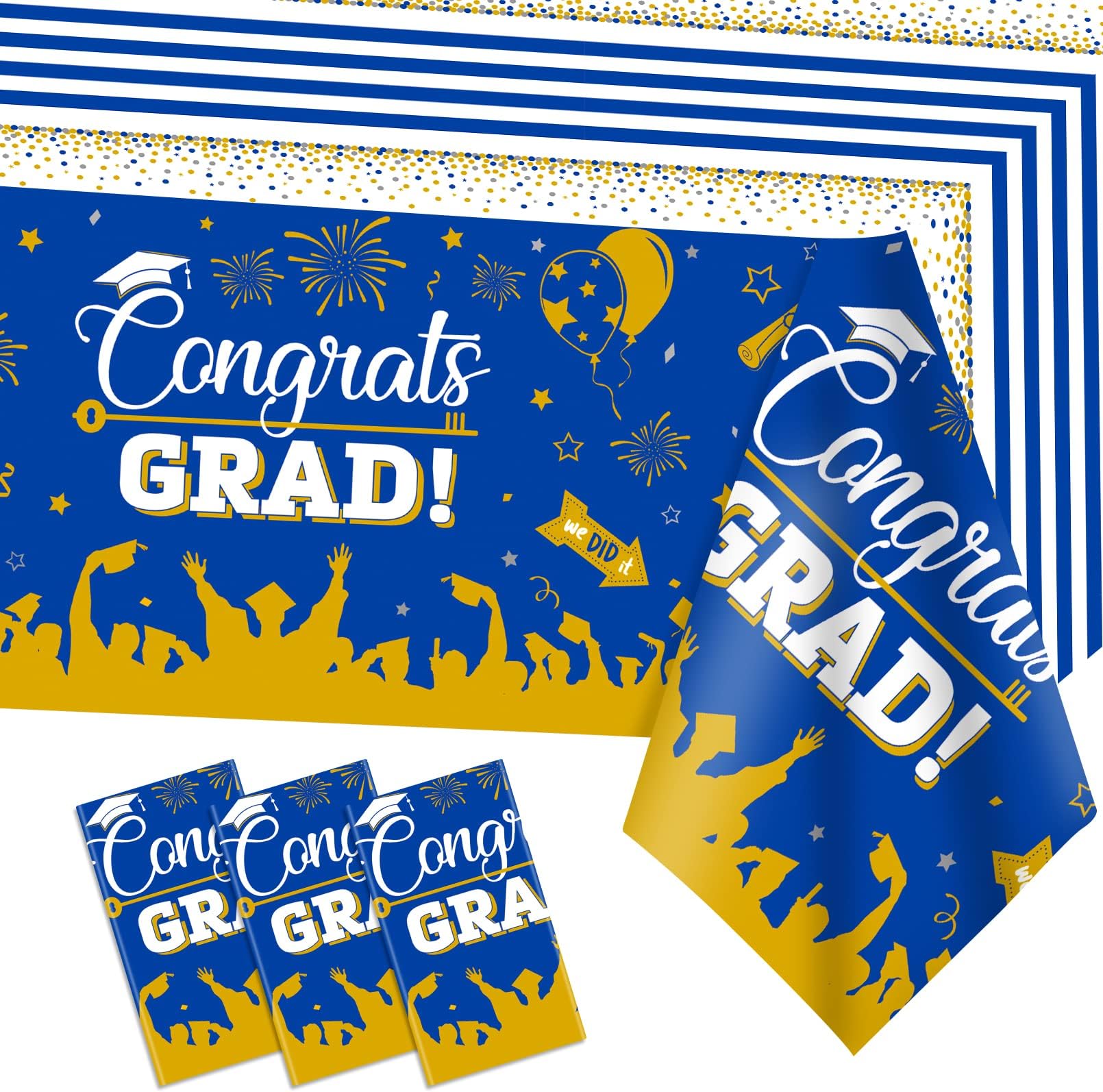 Amazon.com: 8 Pieces Class of 2024 Graduation Table Decorations - 2024 ...