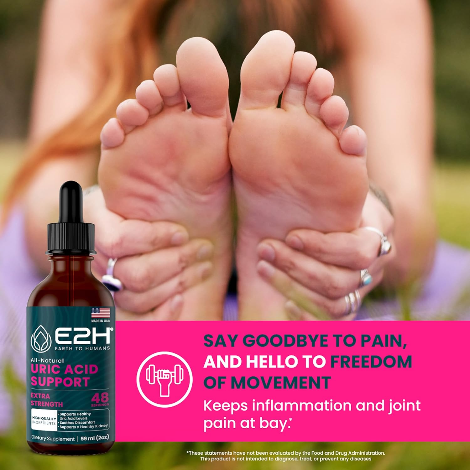 Buy Uric Acid Support Supplement - Tart Cherry and Devil’s Claw ...