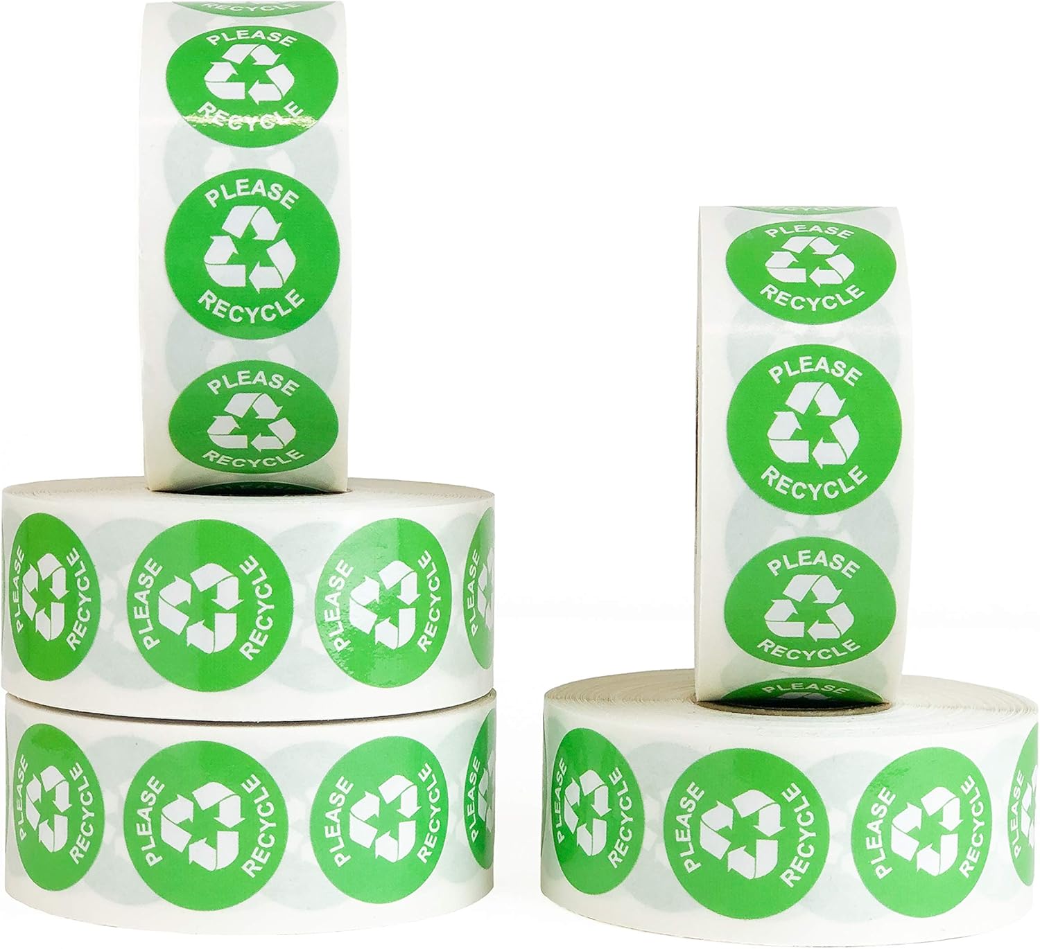 Amazon.com : Retail Labels - Please Recycle 1" Circle Labels (1 Roll ...