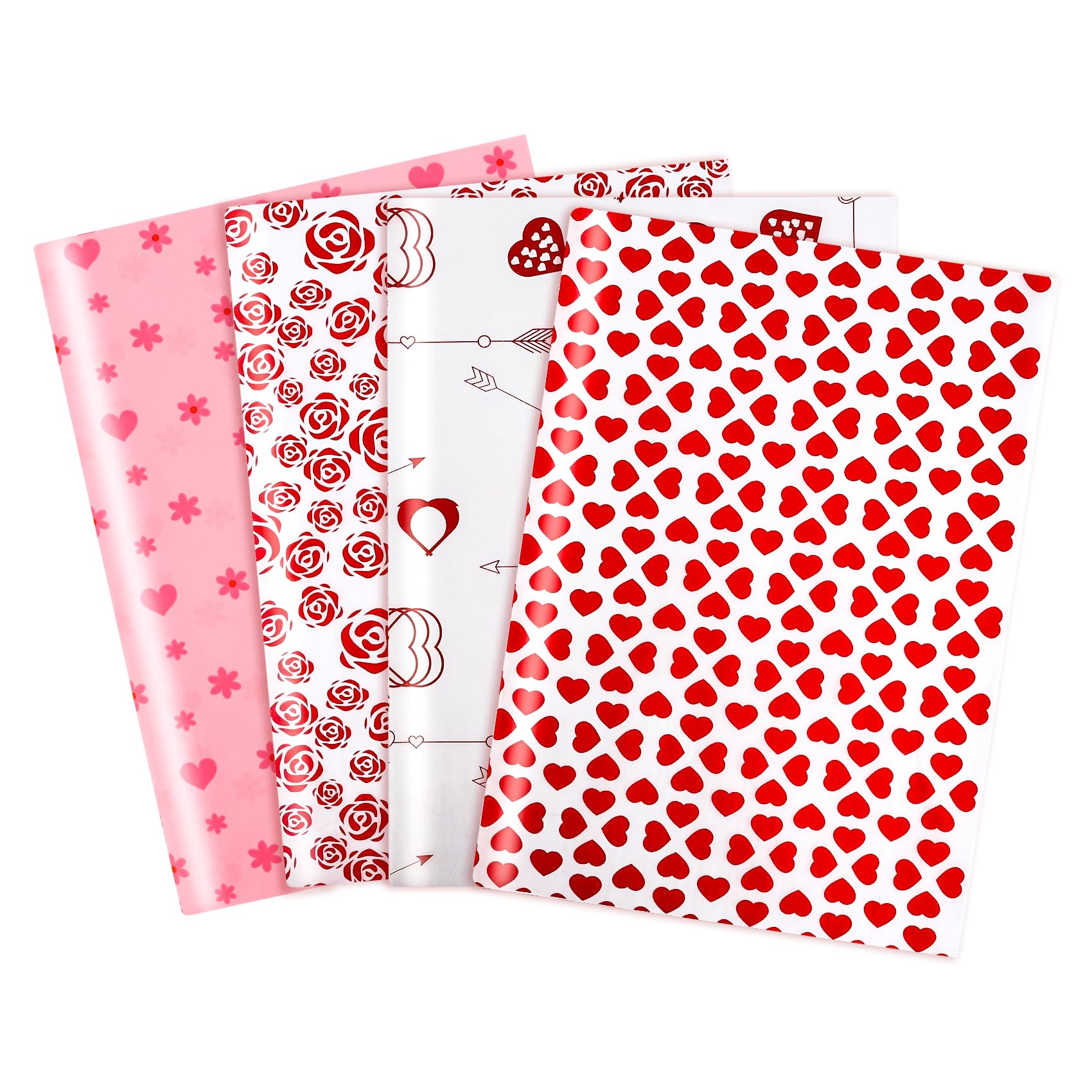 Amazon.com: Valentines Tissue Paper, 100 Sheets Valentine Tissue Paper ...