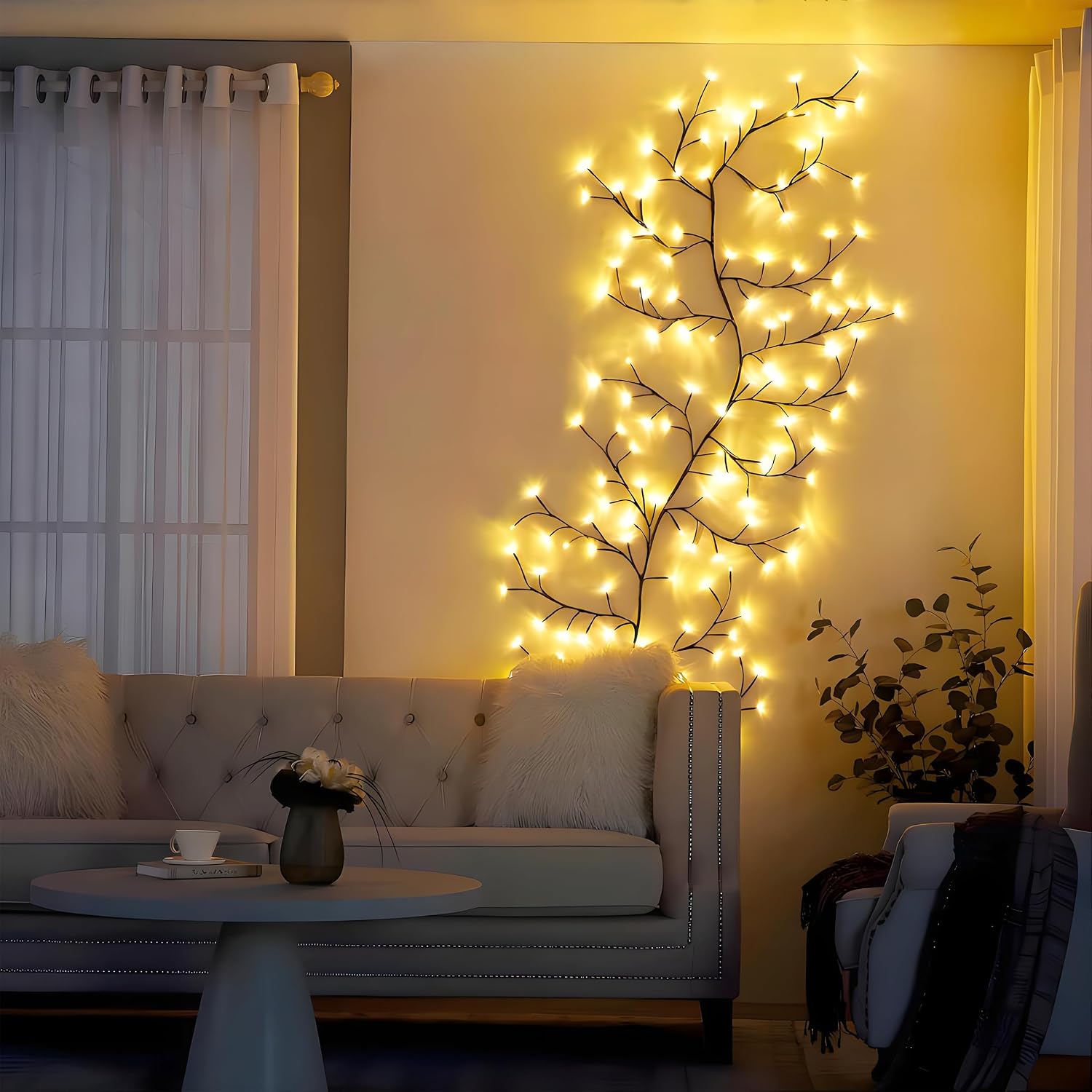 Amazon.com : Meishen Enchanted Willow Vine Lights Twinkling Tree ...