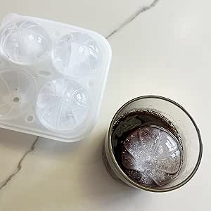 Amazon.com: CLINFASTER Large Basketball ice molds,Silicone Ice Molds ...