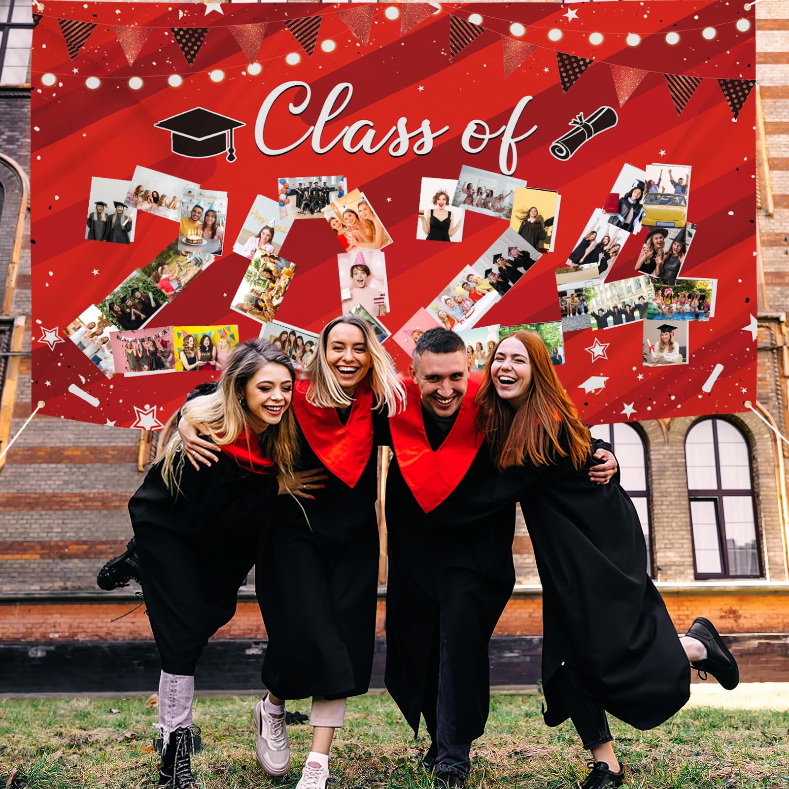 Snapklik.com : Roetyce Graduation Decorations Class Of 2024, Red ...