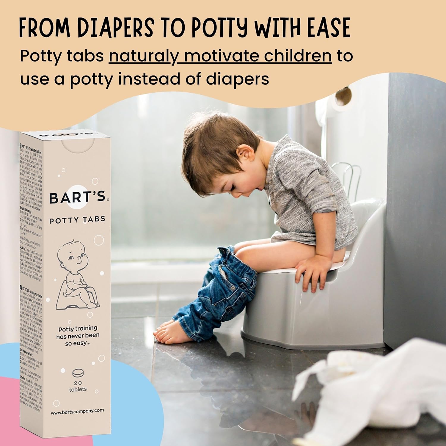 Potty Tabs Nuevo 2023 – Manera simple y efectiva de ir al baño – Efecto ...