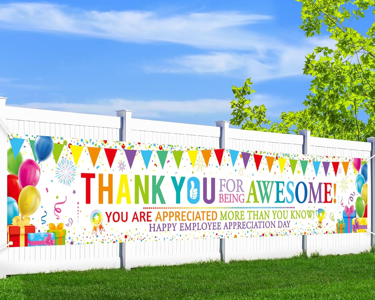 Amazon.com: HOWAF We Appreciation You Banner,Employee Appreciation Day ...