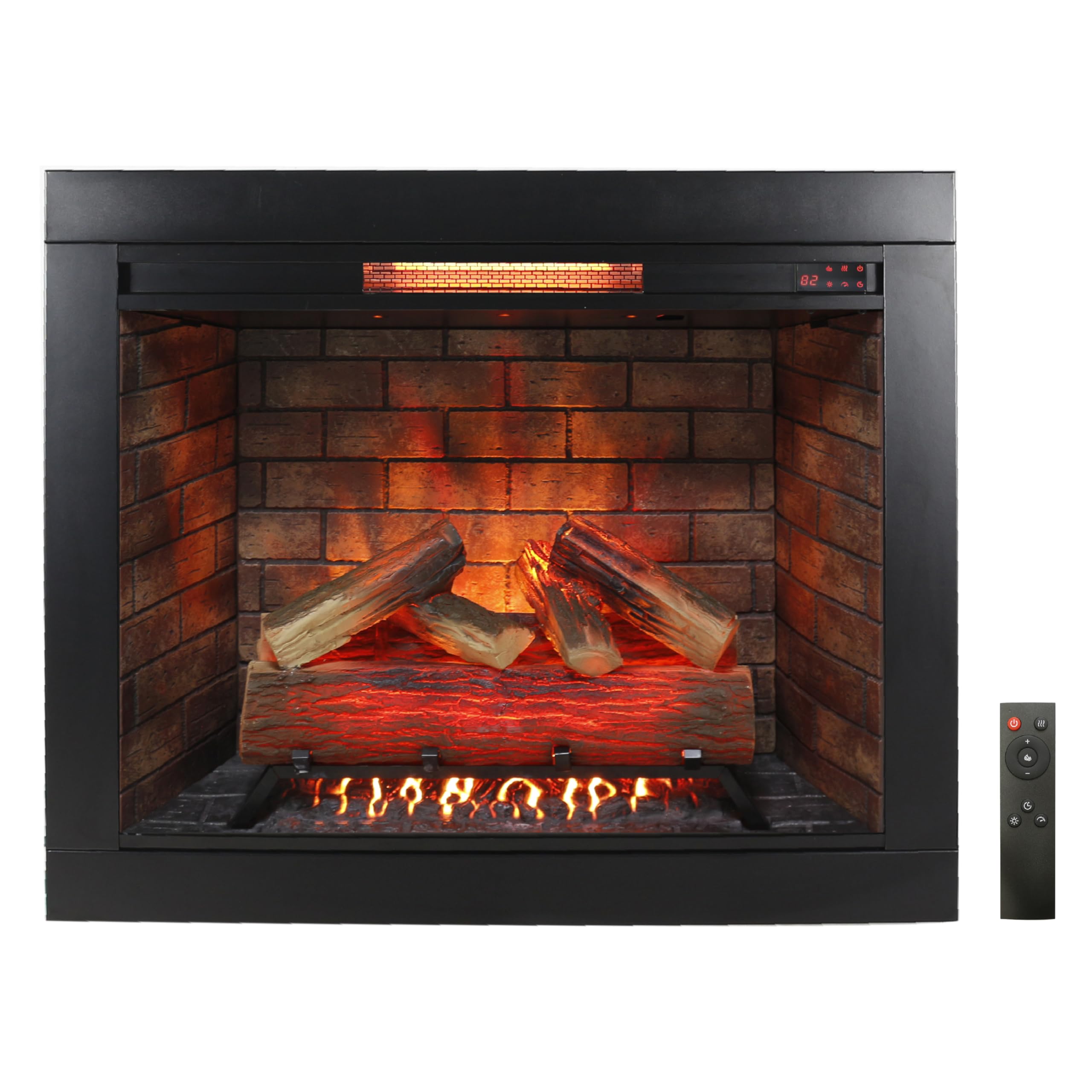 Amazon.com: Innoflame 33" Electric Fireplace Insert with Included Flush ...
