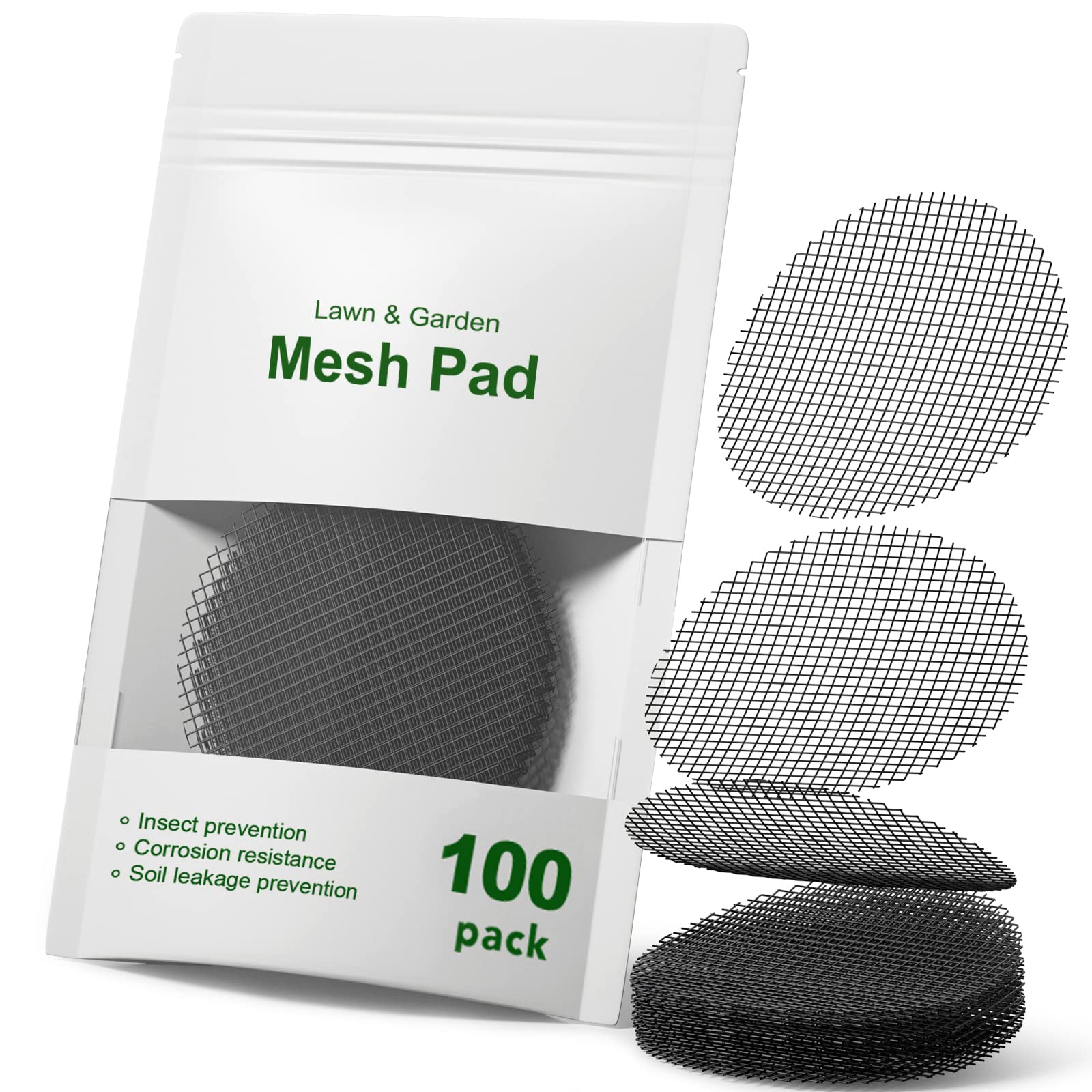 Snapklik.com : Plant Pot Hole Mesh Pads, 2-Inch Round Flower Pot ...