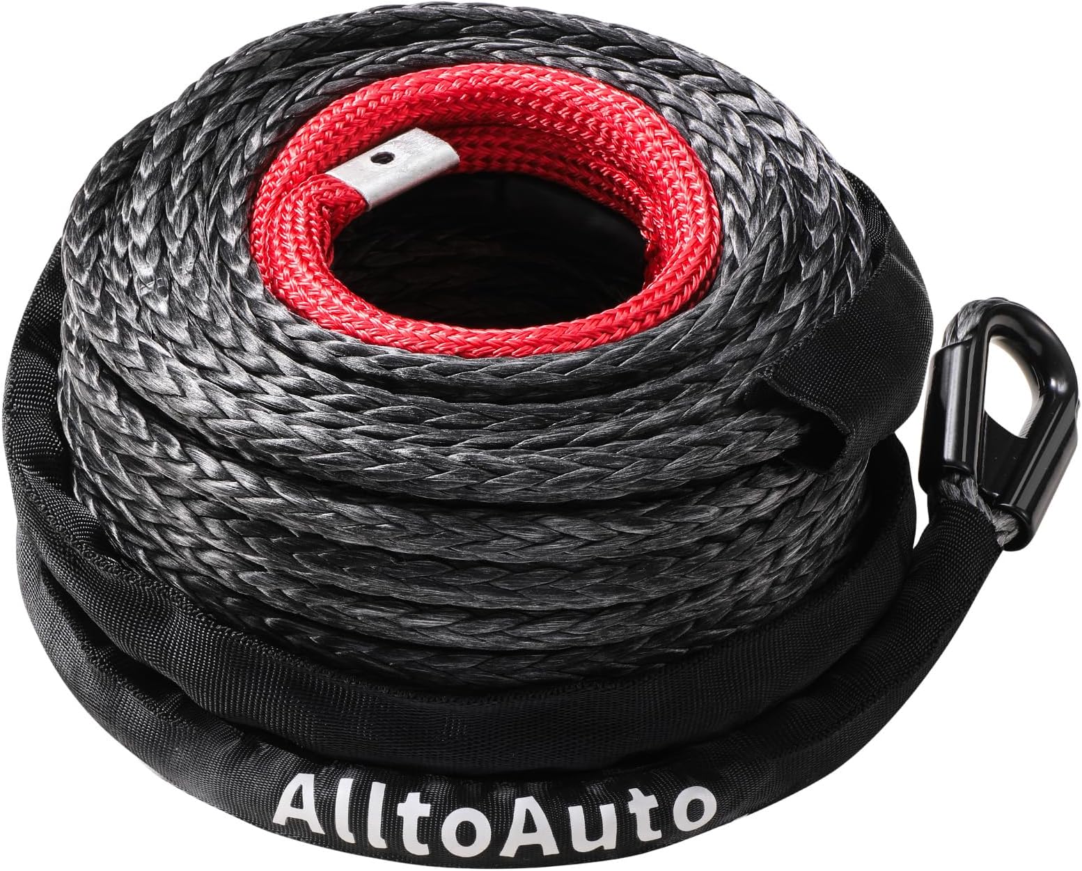 Amazon.com: AlltoAuto Synthetic Winch Rope, 3/8" x 85'-25000 LBs ...