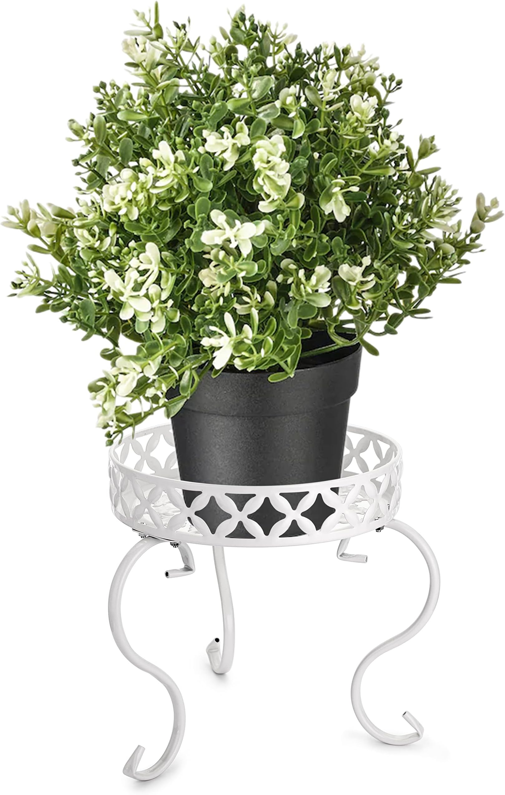 IGNPION Art Metal Plant Stand Plant Pot Display Holder Flower Potted ...