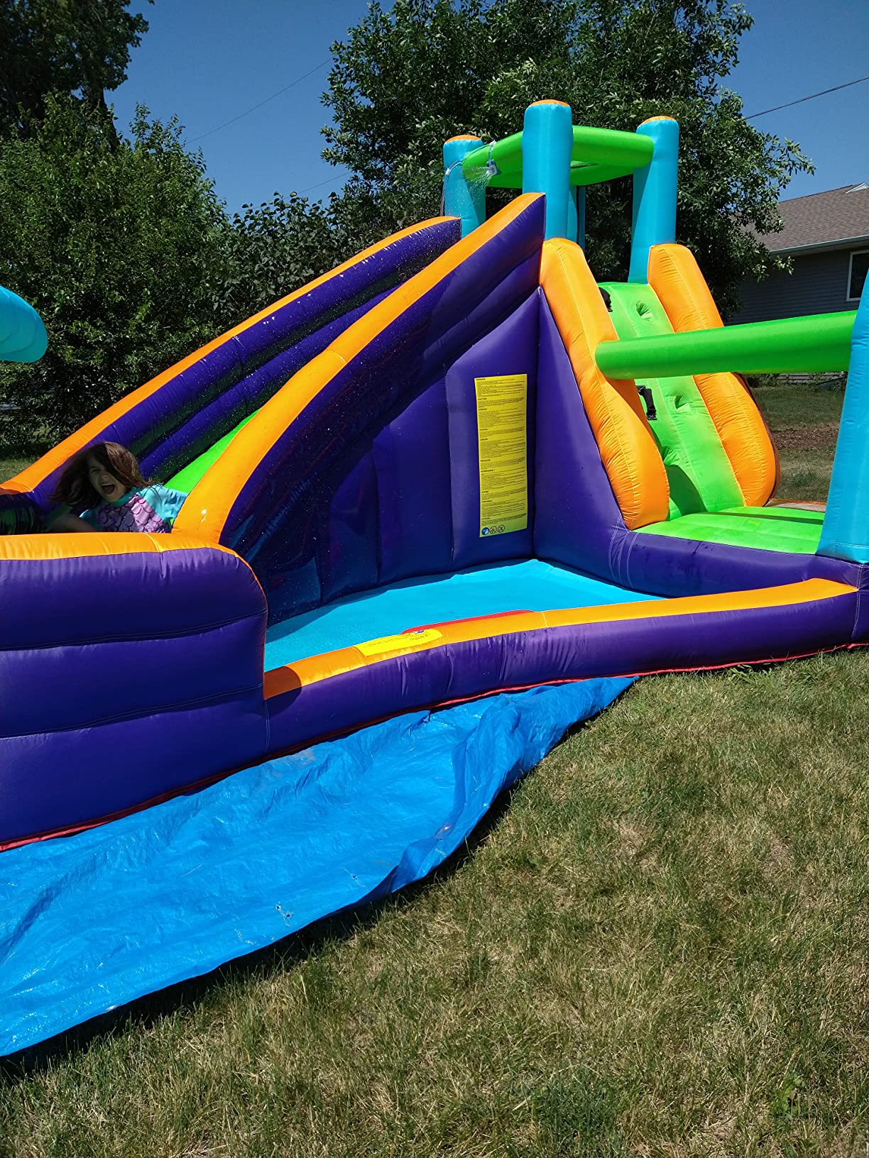 $37/mo - Finance AirMyFun Inflatable Waterslide, Water Bounce House for ...