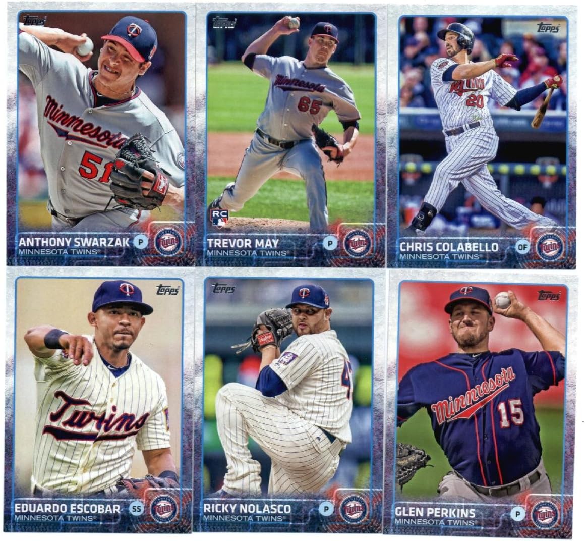 Amazon.com: 2015 Topps Baseball Cards Minnesota Twins Team Set (Series ...