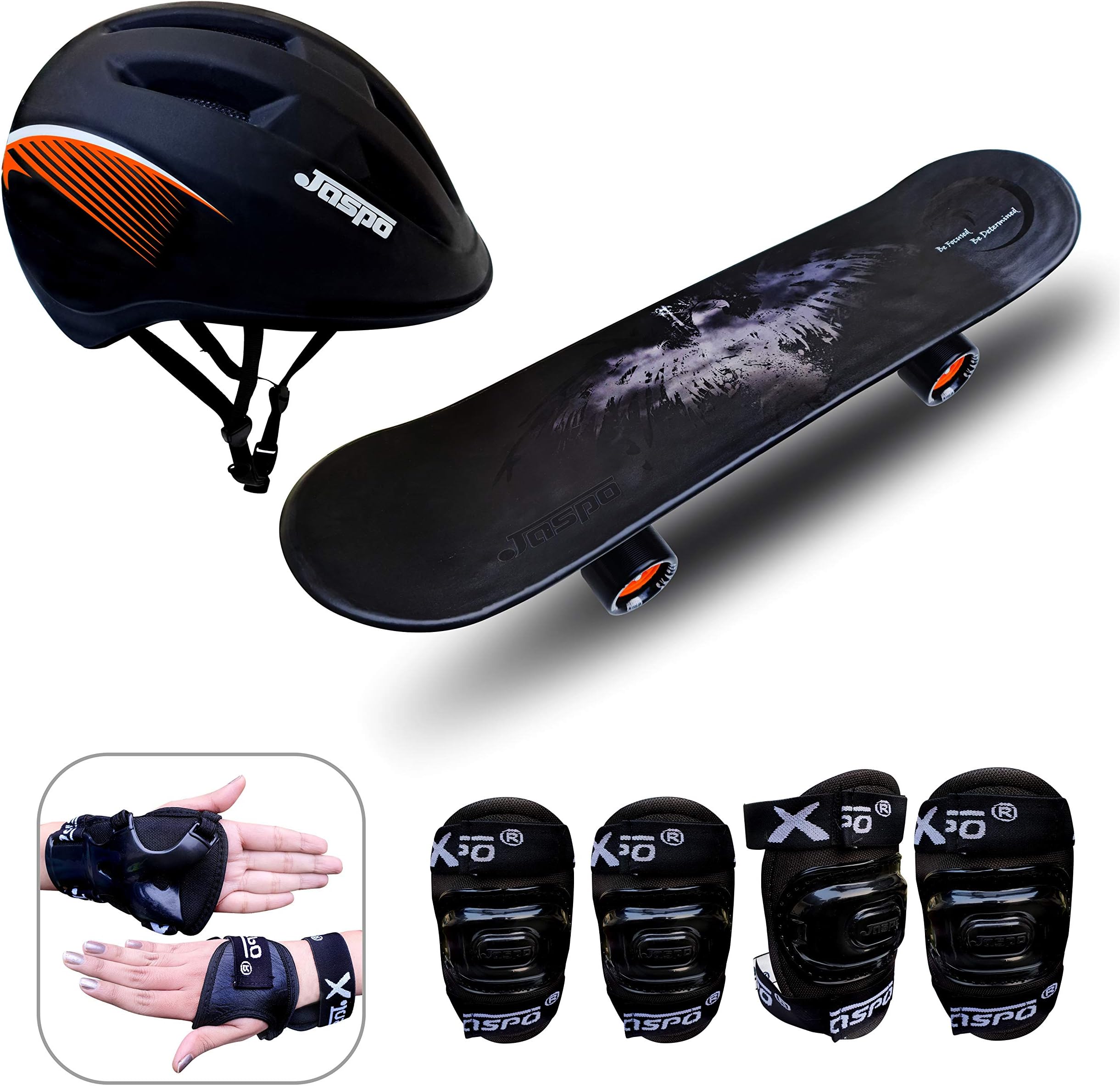 Buy jaspo Vinyl Power Kids 26" in X 6" Inches Fiber Skateboard and ...