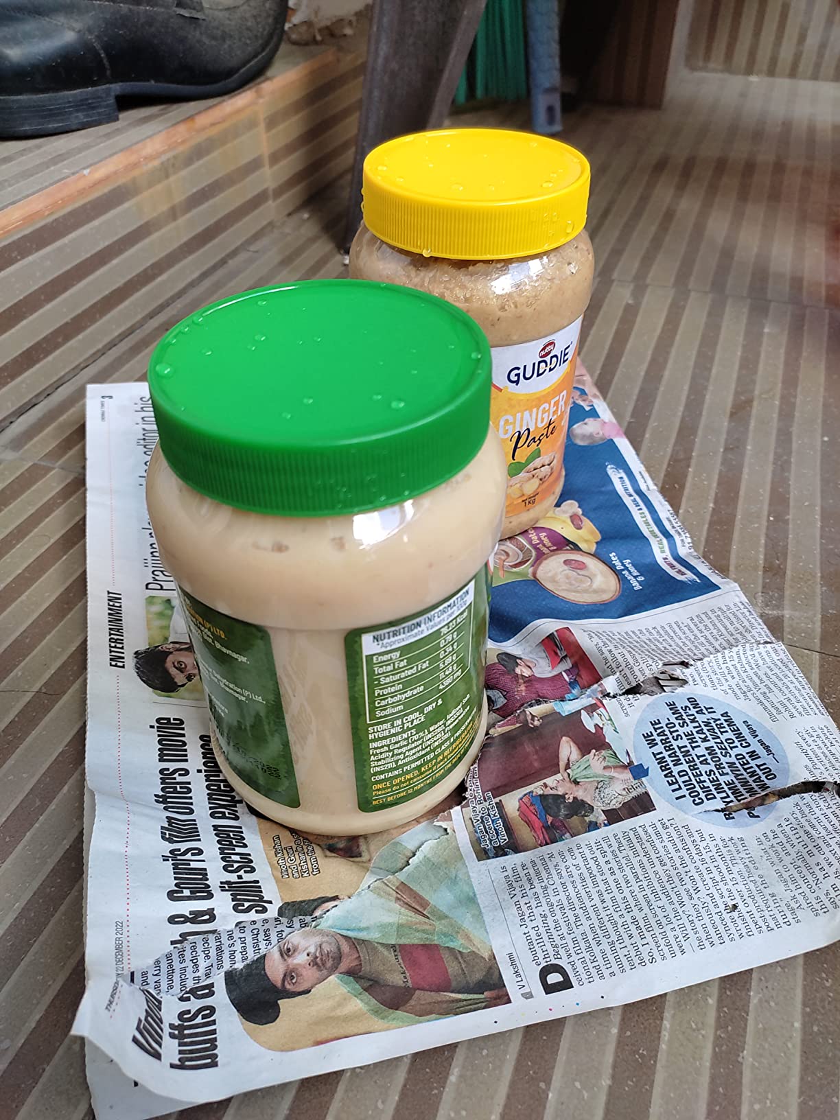 Nutty Guddie Ginger Paste, 100% Natural Ginger, Easy To Cook, Low ...