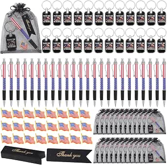 Amazon.com: IWOLOMI 25 Set Veteran Day Gifts Bulk Memorial Day Gift ...