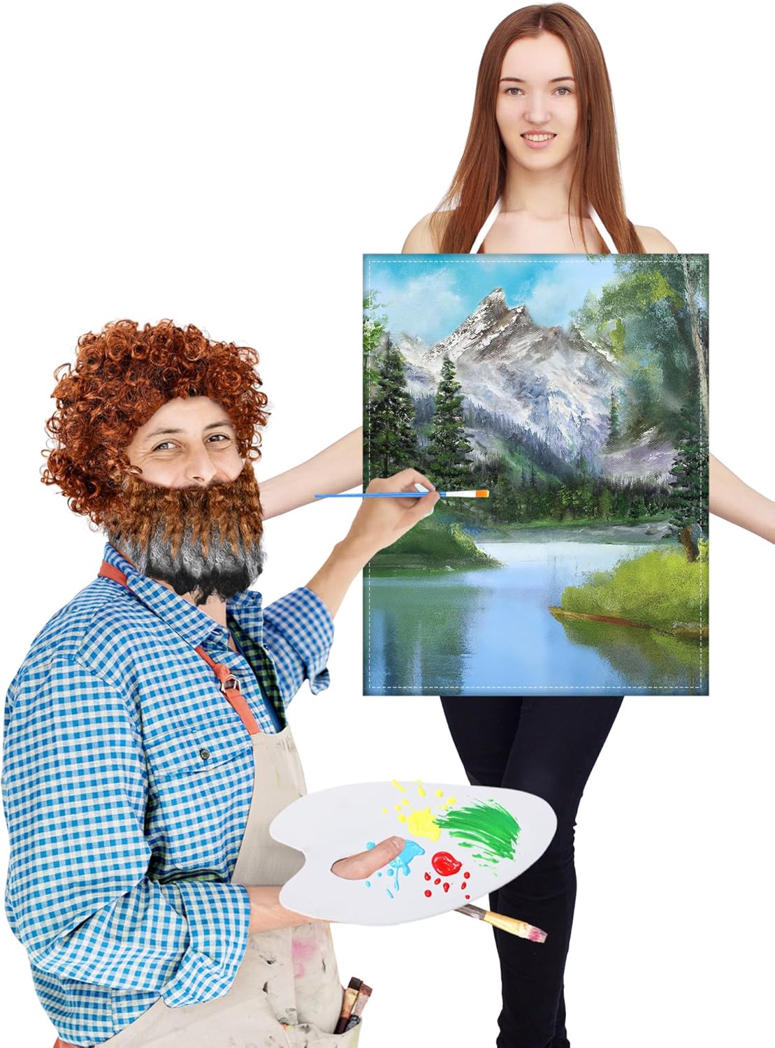 Amazon.com: Zeyune 6 Pcs Painter Artist Couple Costume Set Painting ...