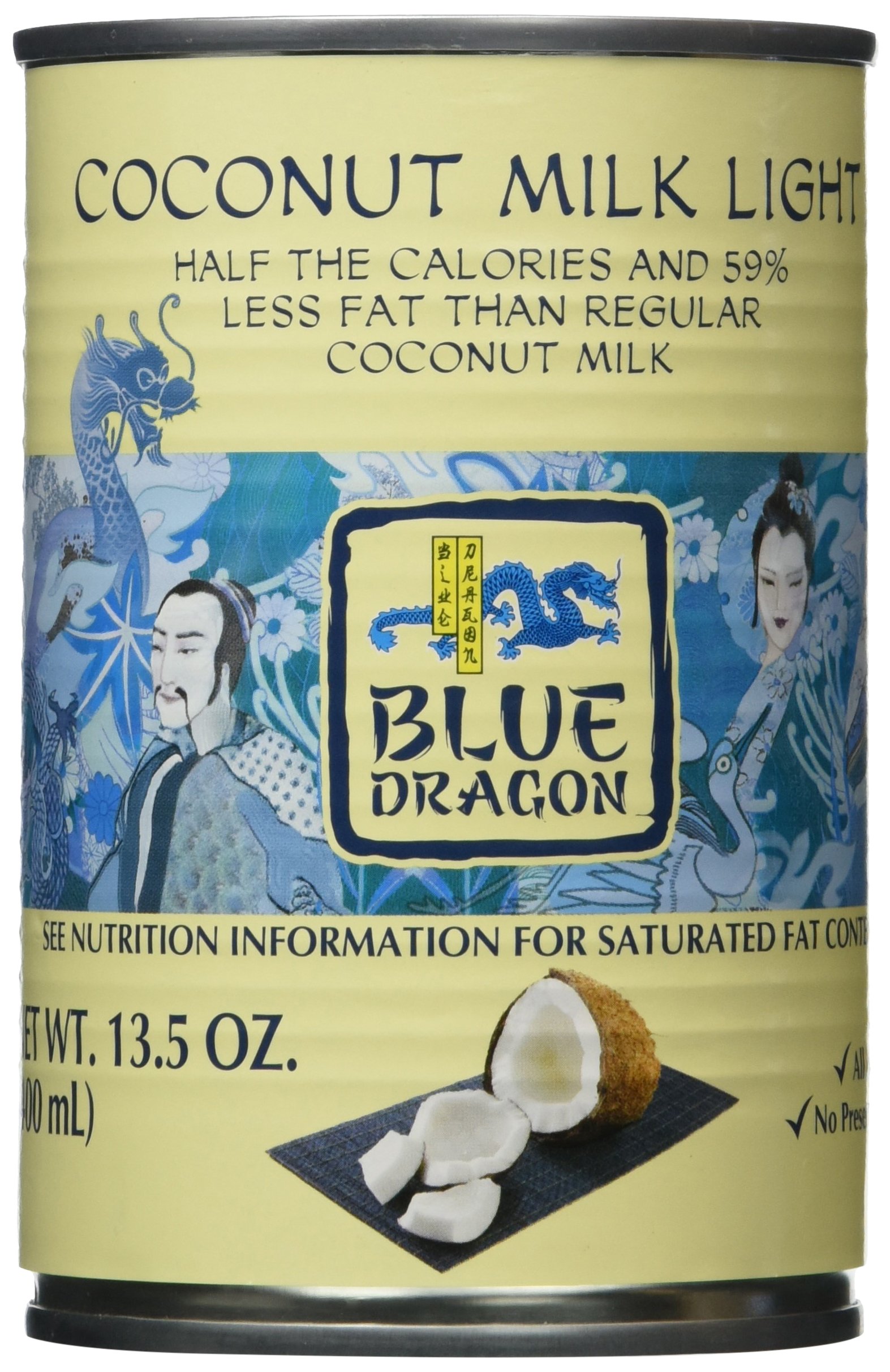 Amazon.com: Blue Dragon Coconut Milk, Light, 13.5 Ounces (Pack of12 ...