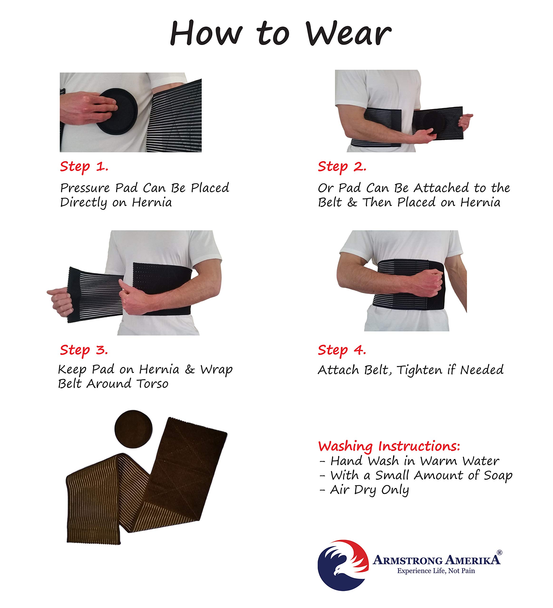 Hernia Belt for Men and Women - Abdominal Binder for Umbilical Hernias ...