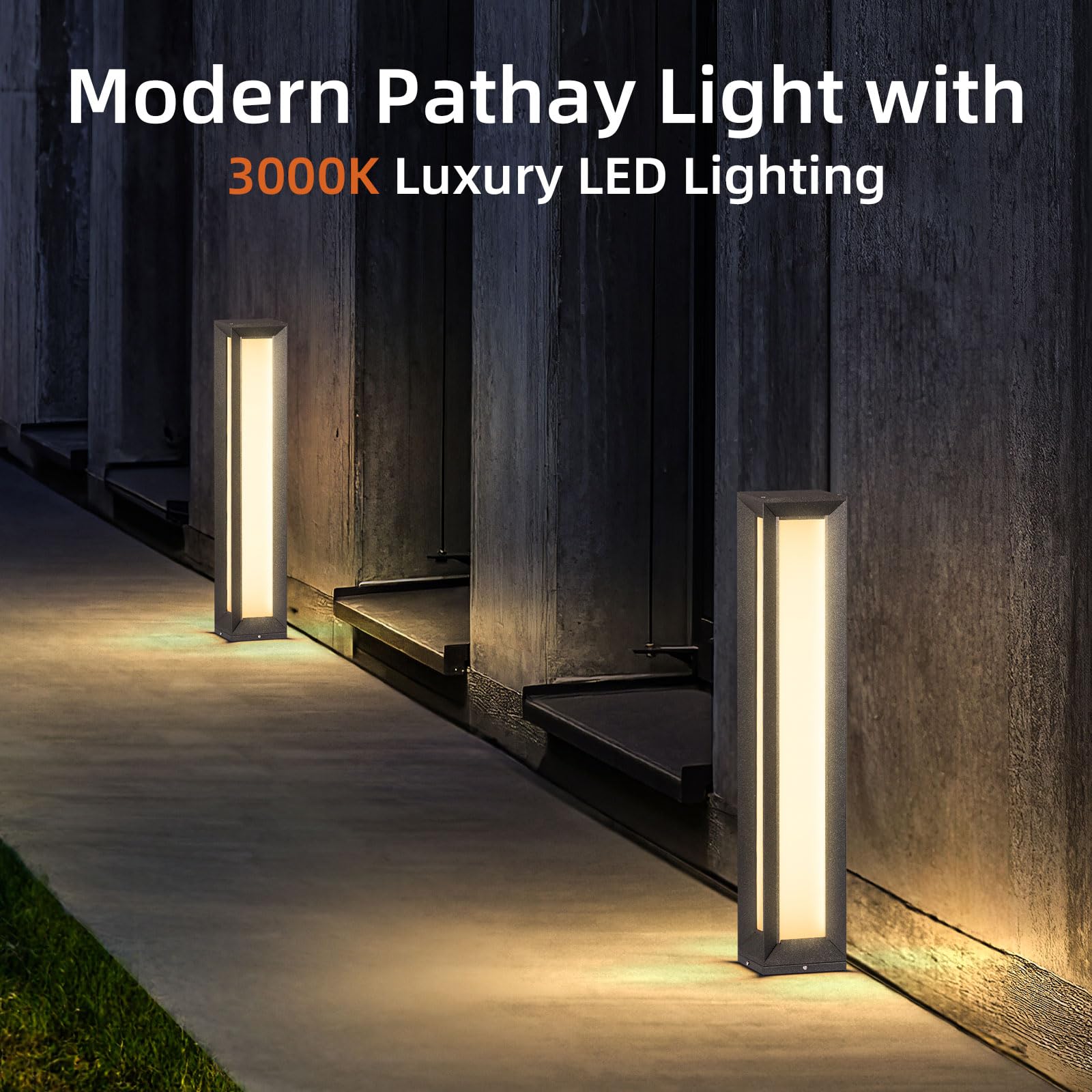 Led Concrete Bollard Lights Commercial Aluminum Alloy Bollard LED