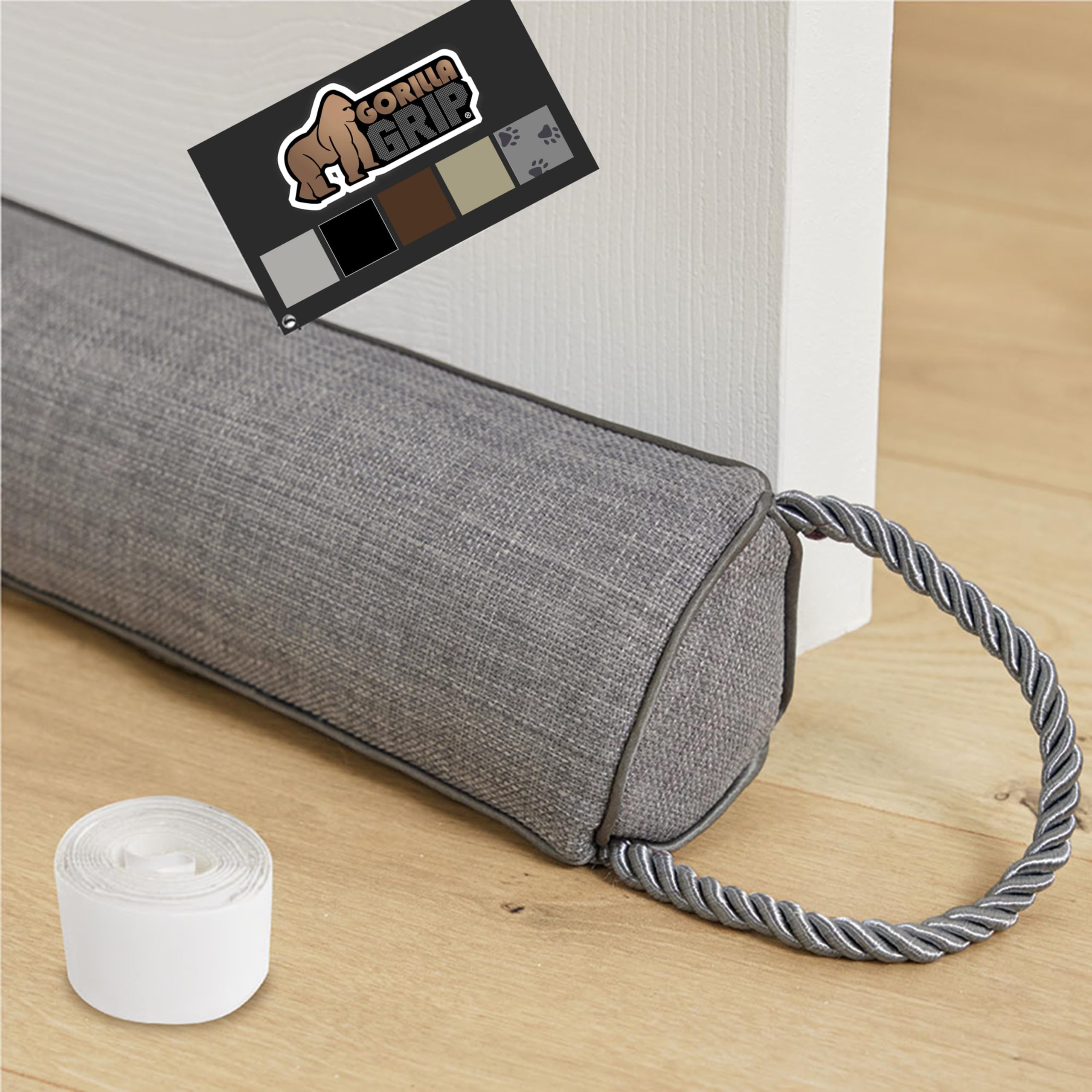 Amazon.com: Duck Brand Weighted Door Draft Stopper, Block Drafts, Dust ...