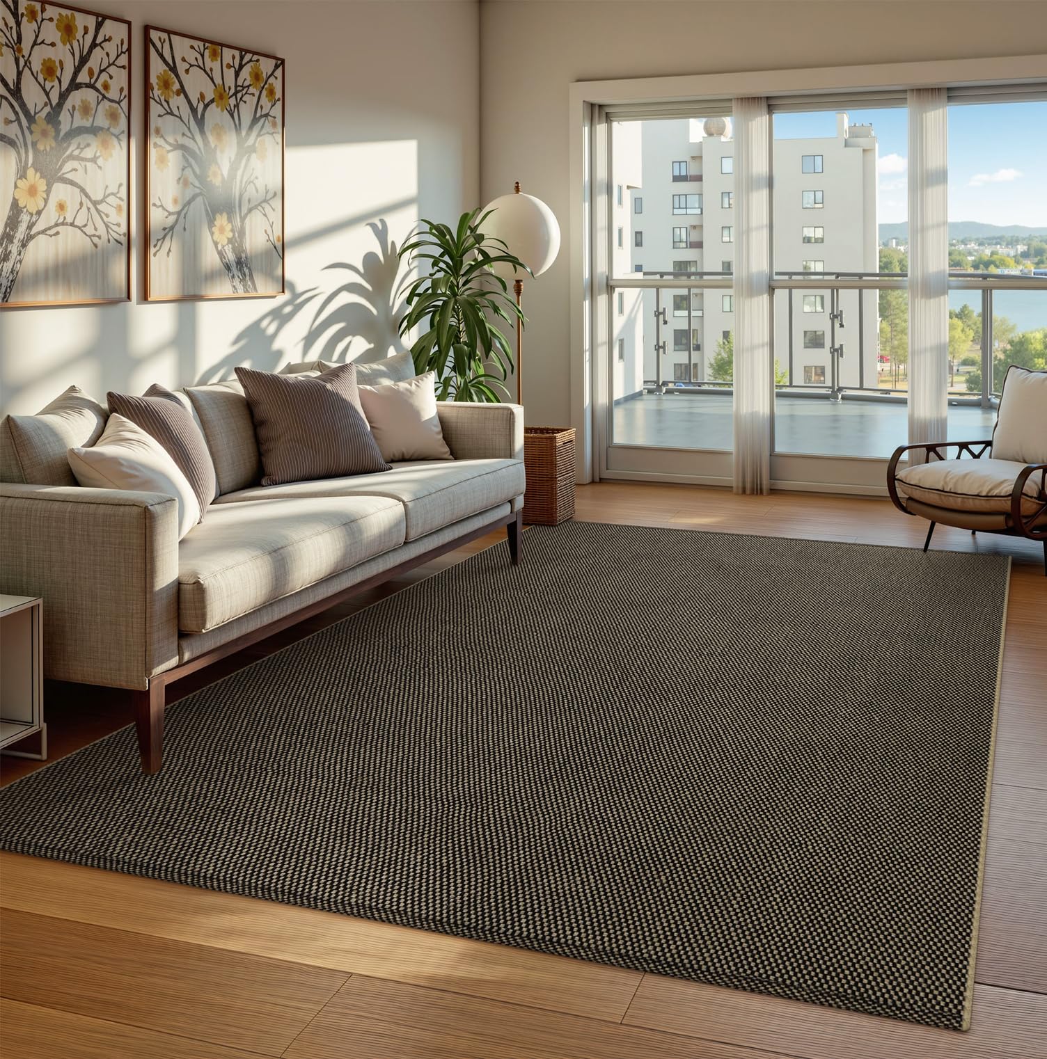 Amazon.com: Moynesa Easy Jute Rug 8x10 Area Rugs for Living Room - 8x10 ...