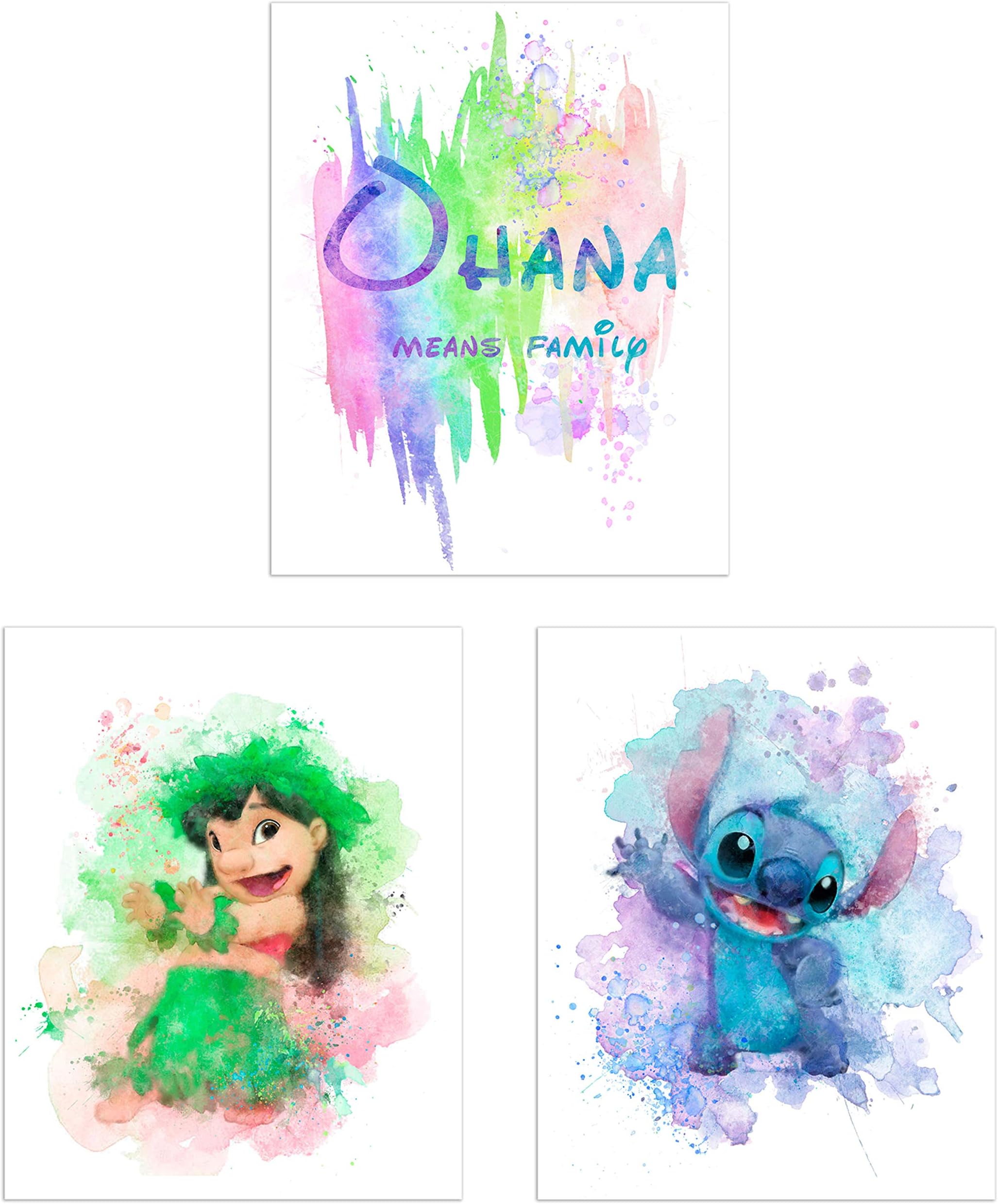 Amazon.com: BigWig Prints Lilo and Stitch Poster - Stitch Room Decor ...