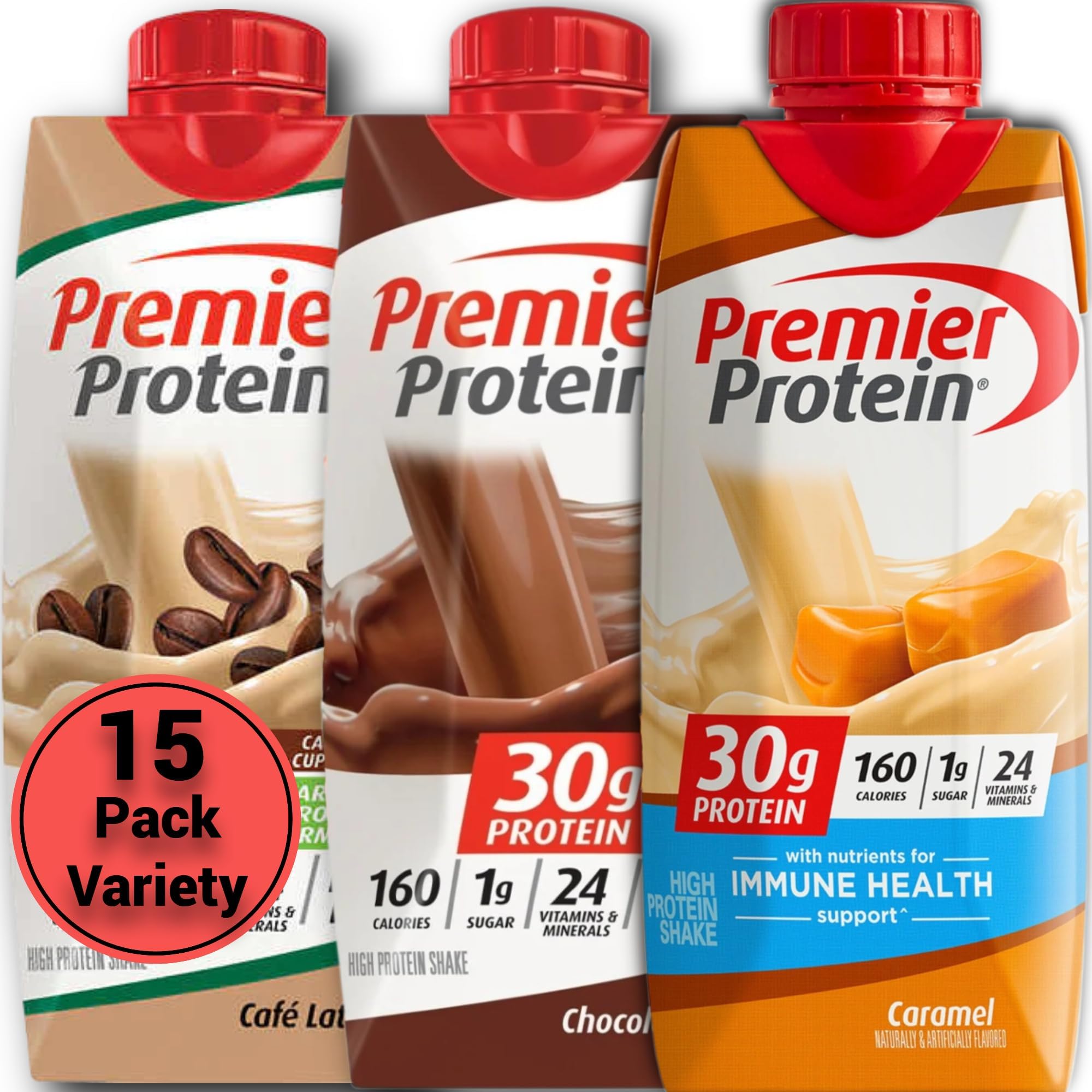 Amazon.com: Grab & Go Protein Party: Premier, Protein Shake Sampler ...