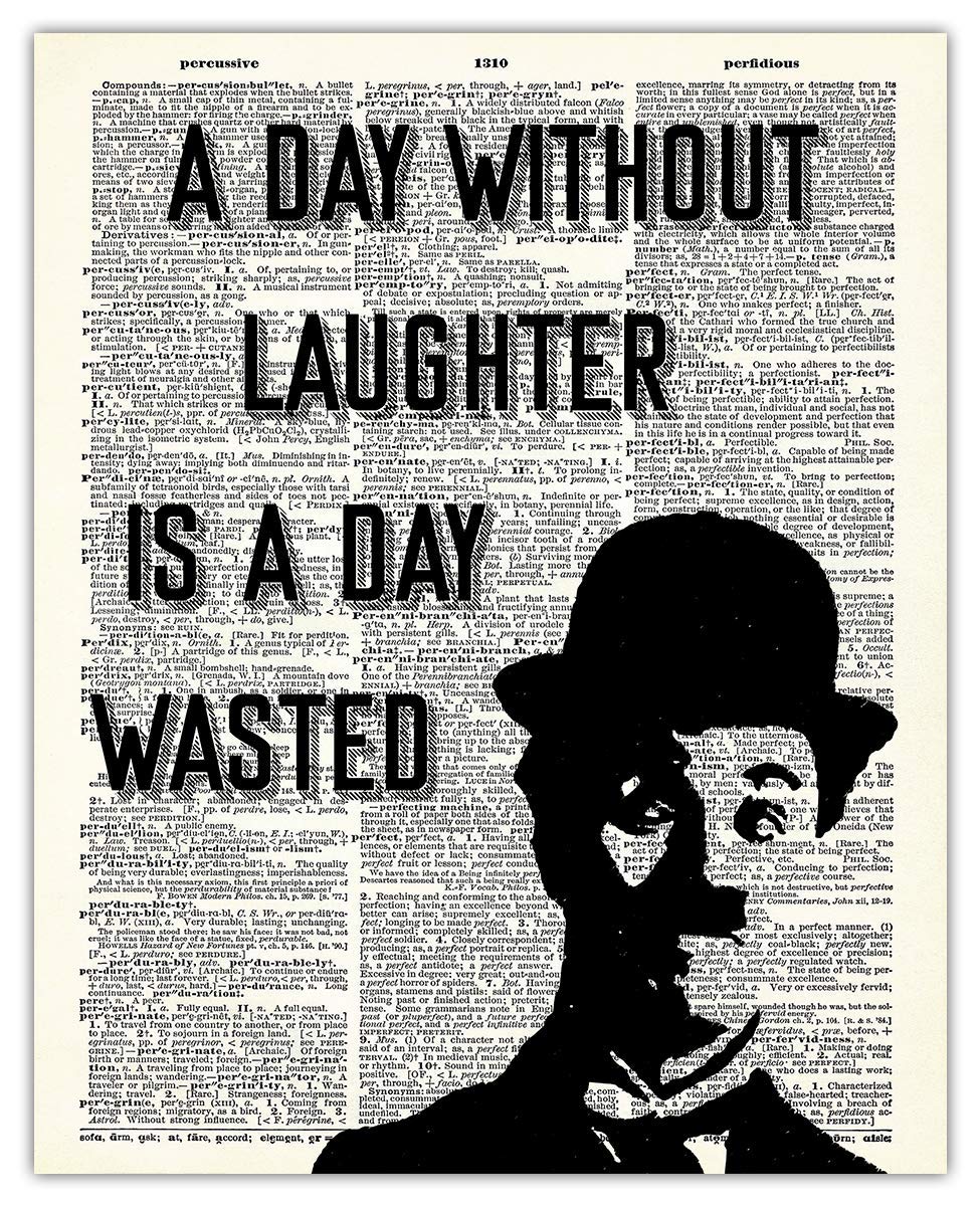 Buy Charlie Chaplin A Day Without Laughter Is A Day Wasted Motivational ...
