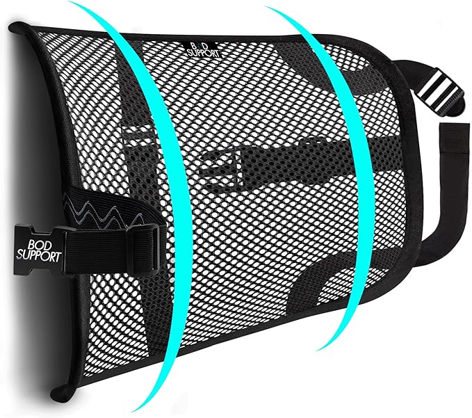 Amazon.com: BOD Lumbar Mesh Back Support - Bring Comfort to an Office ...