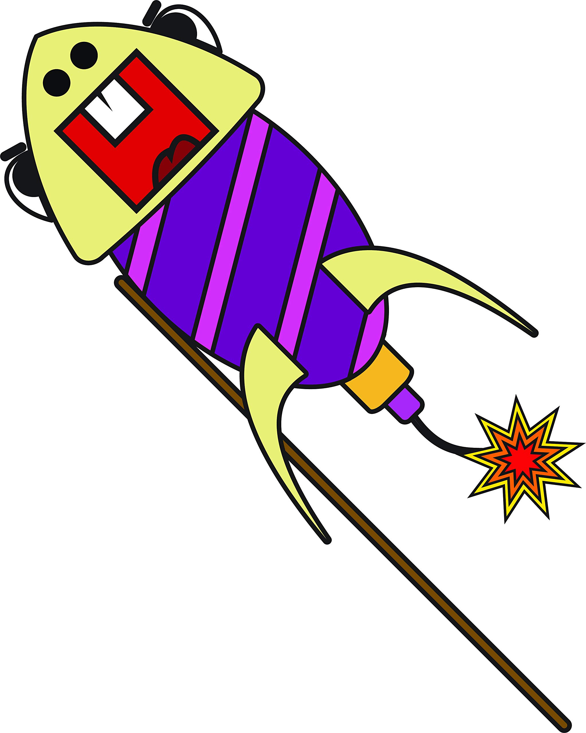 Cartoon Firework Rocket