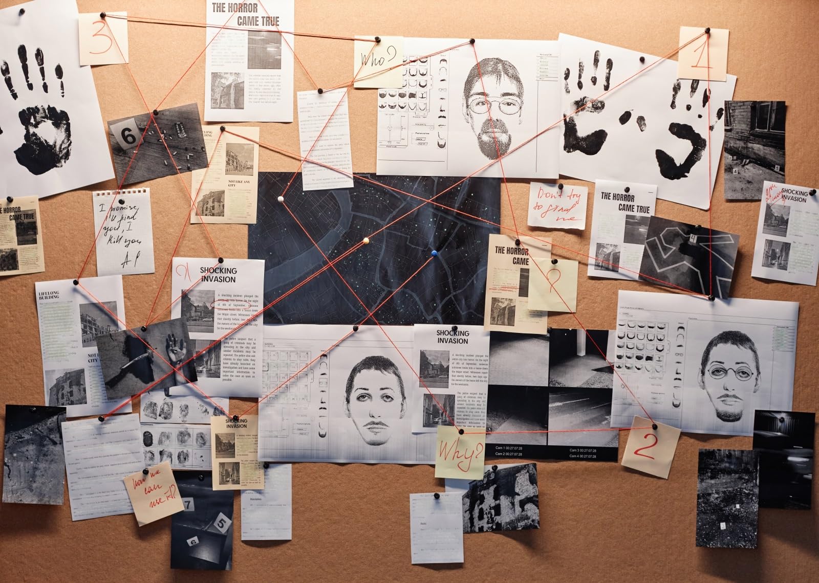 Detective Evidence Board