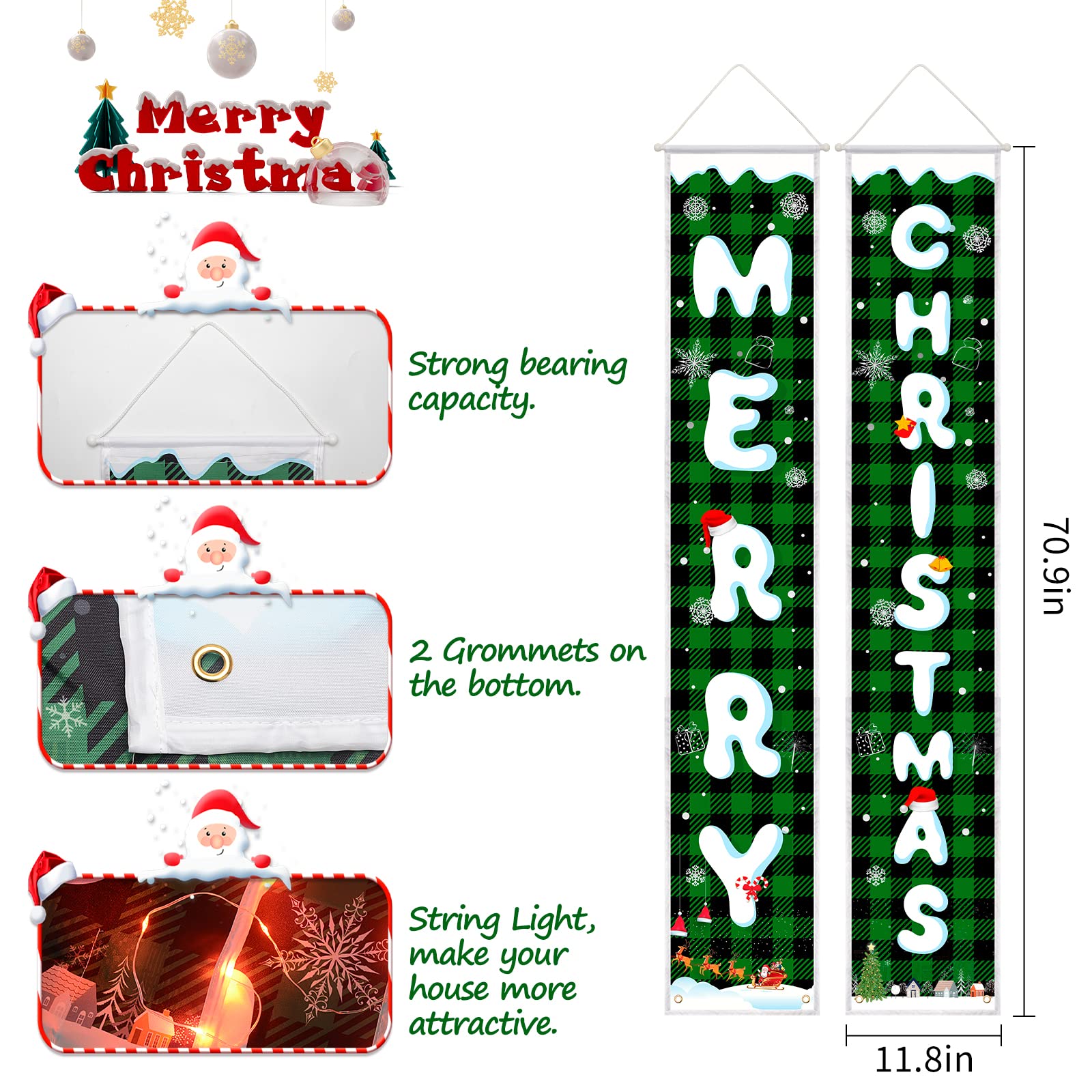 Vertical Christmas Banners