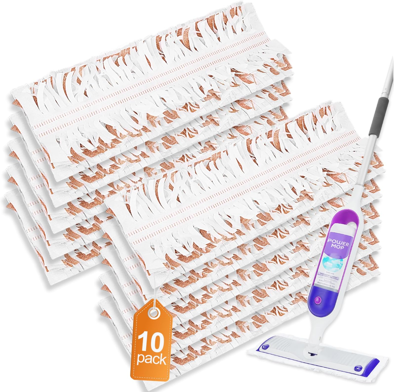 Amazon.com: 20 Pack Disposable Wood Mopping Pads Refills Compatible ...