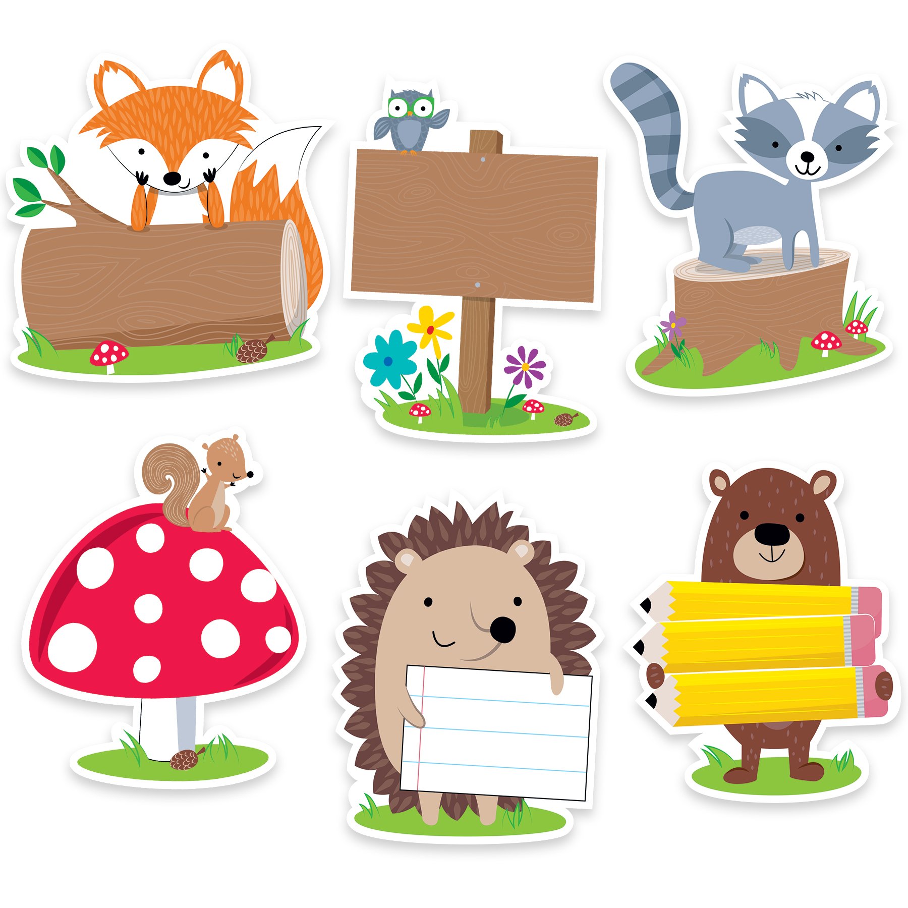 Woodland Friends Digital Clip Art