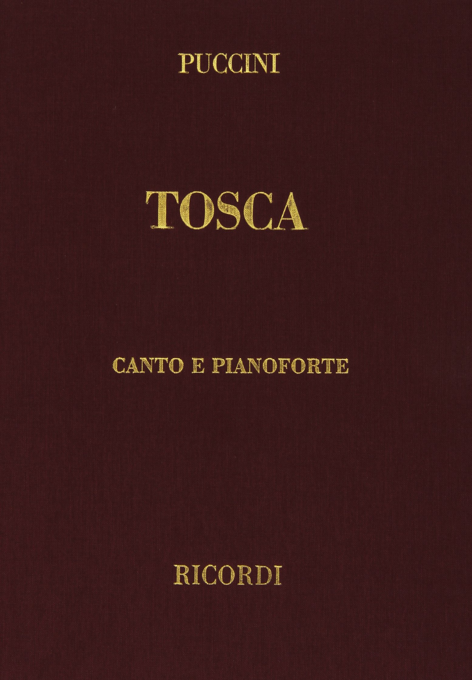 TOSCA : PUCCINI G.: Amazon.it: Libri