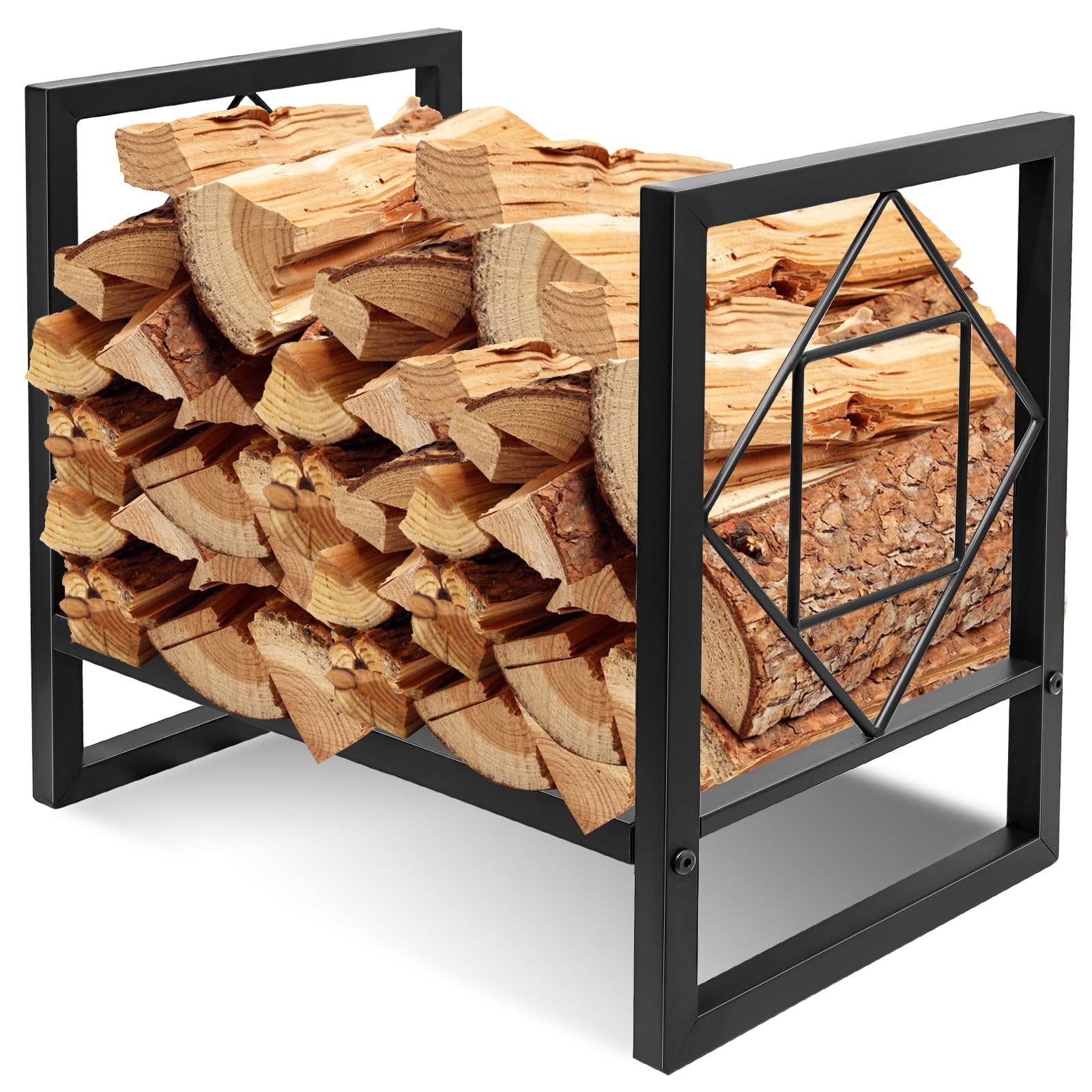 Snapklik.com : VeyFolzinst 17In Indoor Firewood Rack, Heavy DutyMetal ...