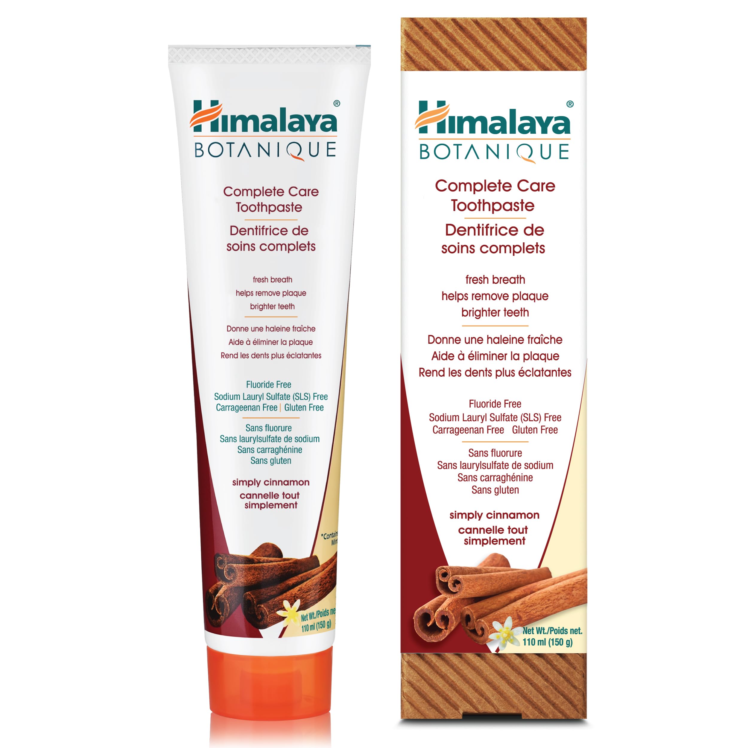 Himalaya Botanique Complete Care Toothpaste, Simply Cinnamon, for ...