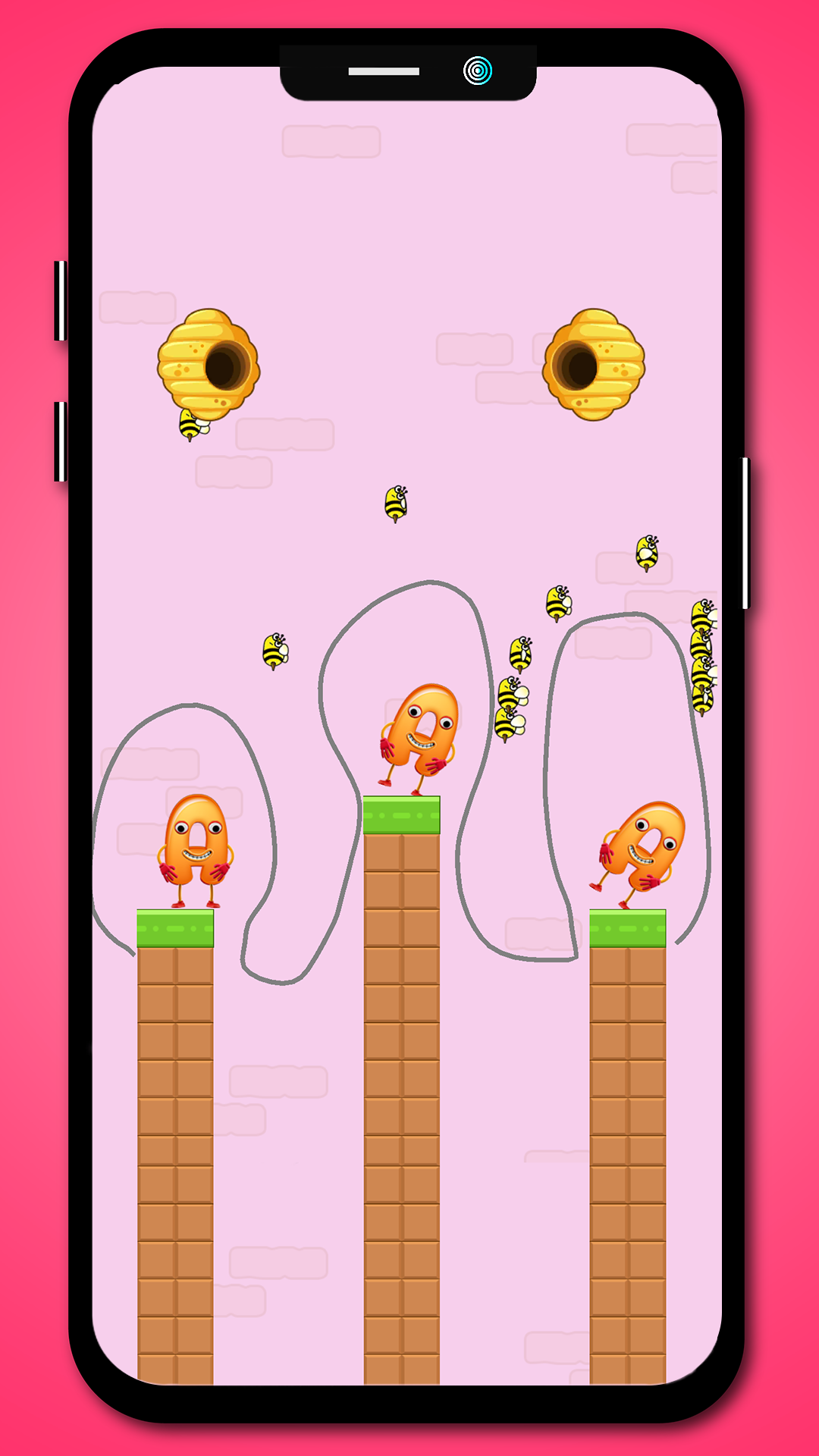 Protect ABC Alphabet! Draw Line to Rescue A-Z Letters Challenge ...