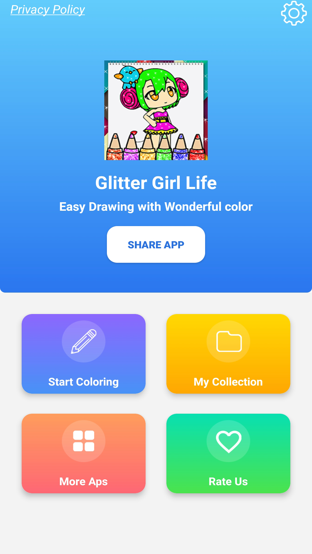 Coloring Girl life Glitter Game:Amazon.com:Appstore for Android