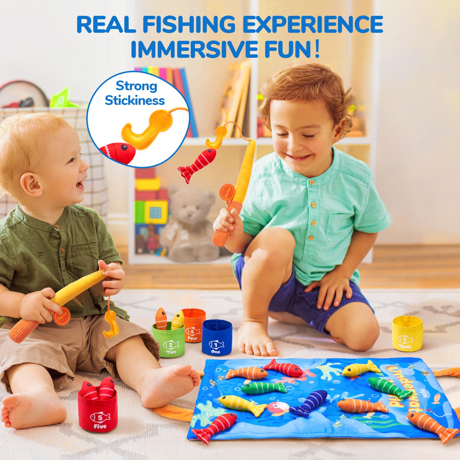 Snapklik.com : Fishing Games For Toddlers 1-3, Montessori Toys For 1 ...