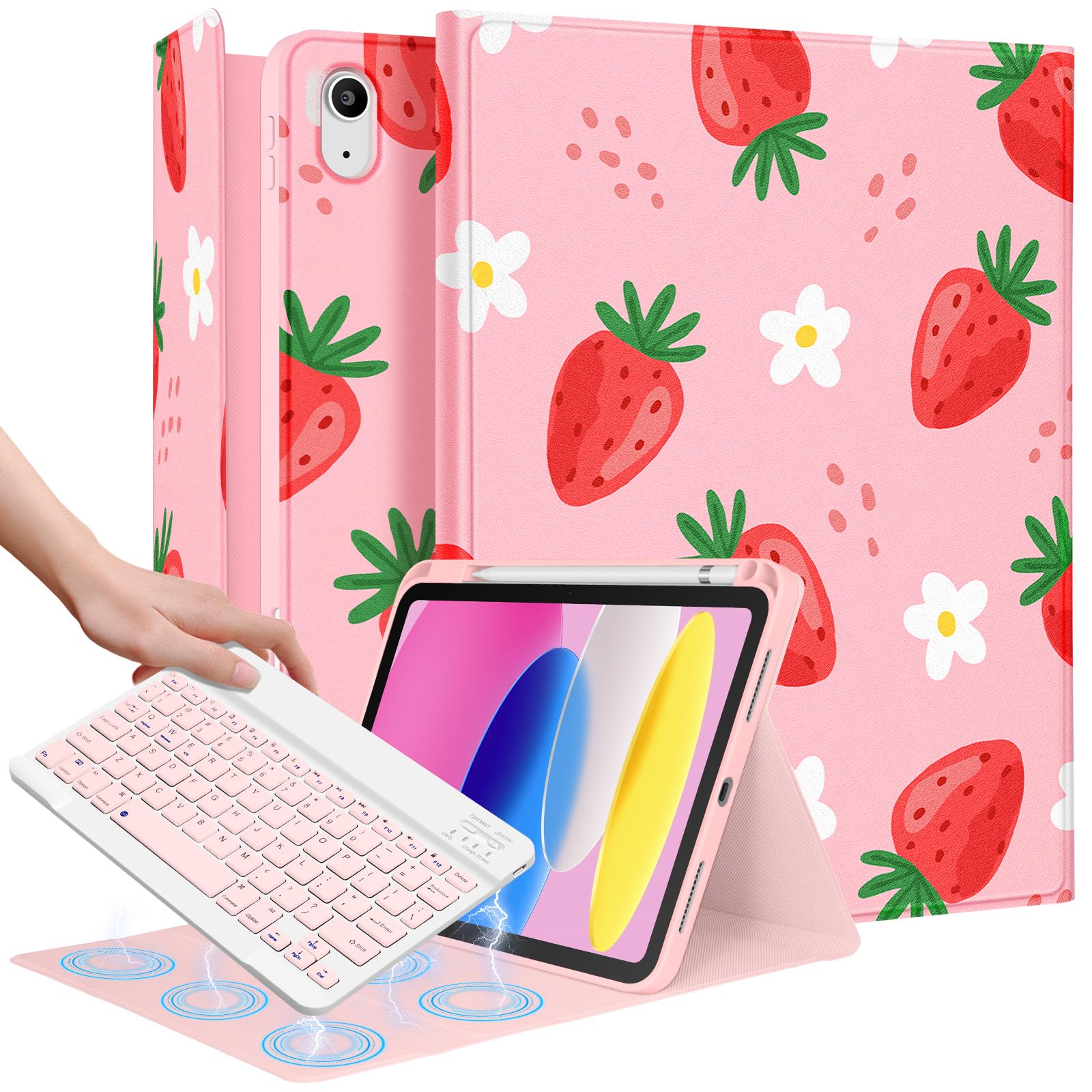 Amazon.com: Wazzasoft for iPad 10th Generation Case with Keyboard ...