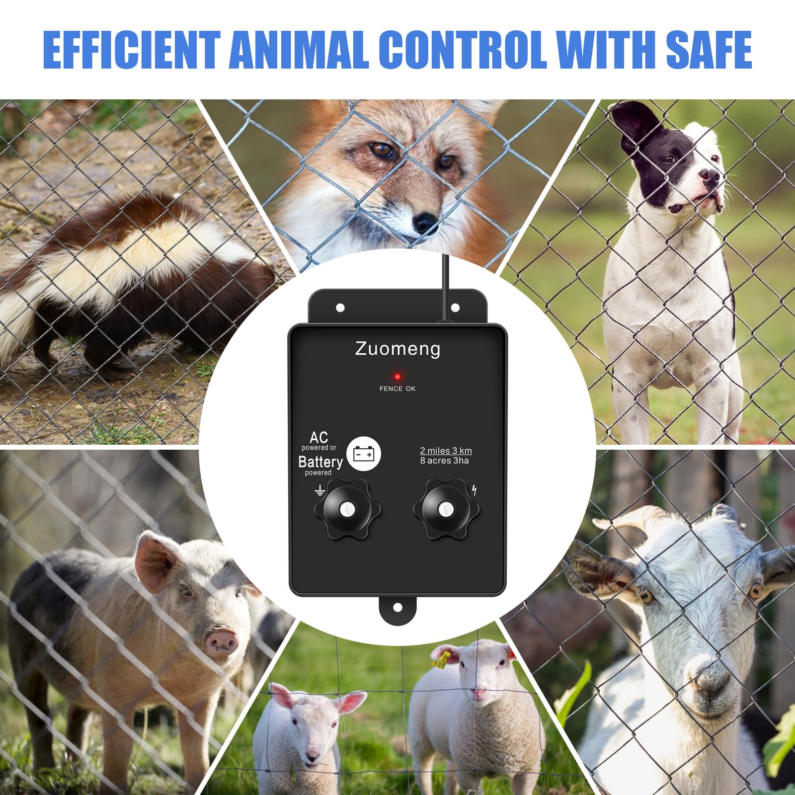 Battery Electric Fences For Animals T Mech Electric Fence Energiser