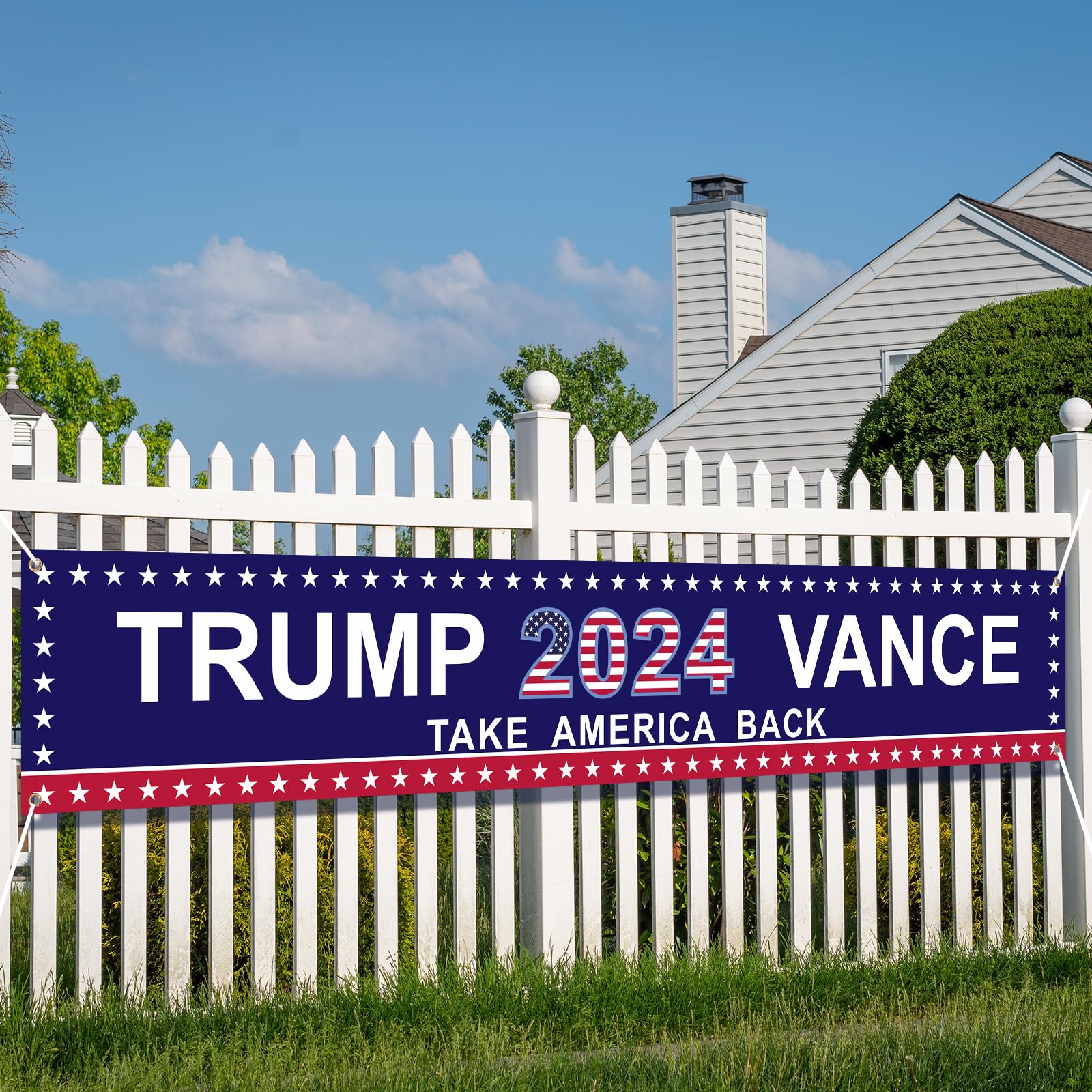 Snapklik.com : Trump 2024 Flag - Take America Back Banner & Yard Signs ...