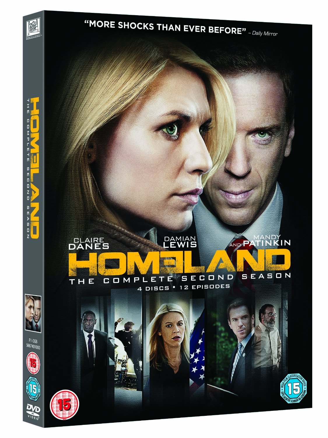 Amazon.com: homeland season 02 (4 dvd) box set dvd Italian Import ...